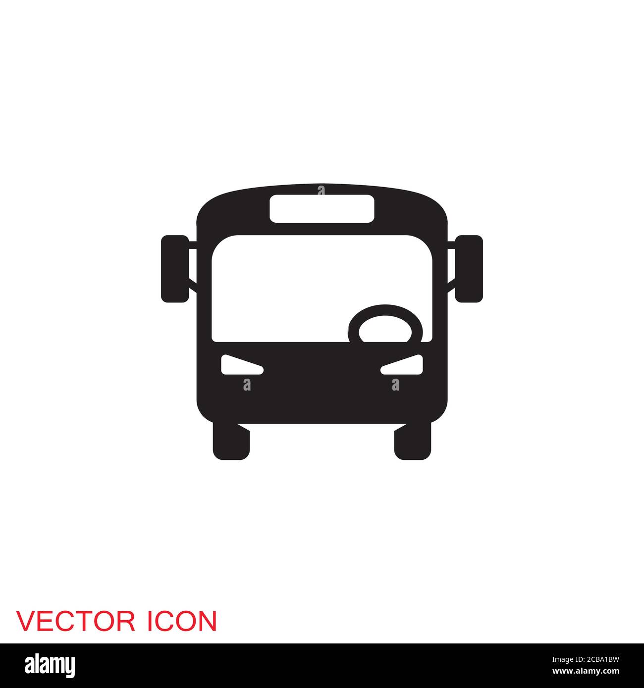 Bus sign icon. Public transport sign symbol Stock Vector Image & Art ...