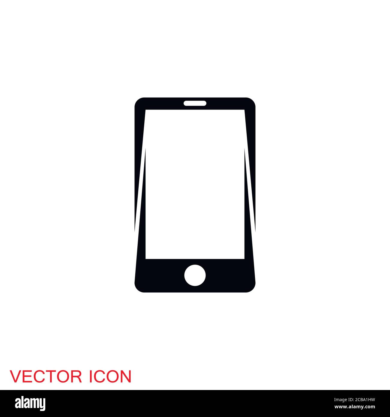 Cell phone icon, smartphone icon, vector illustration Stock Vector ...
