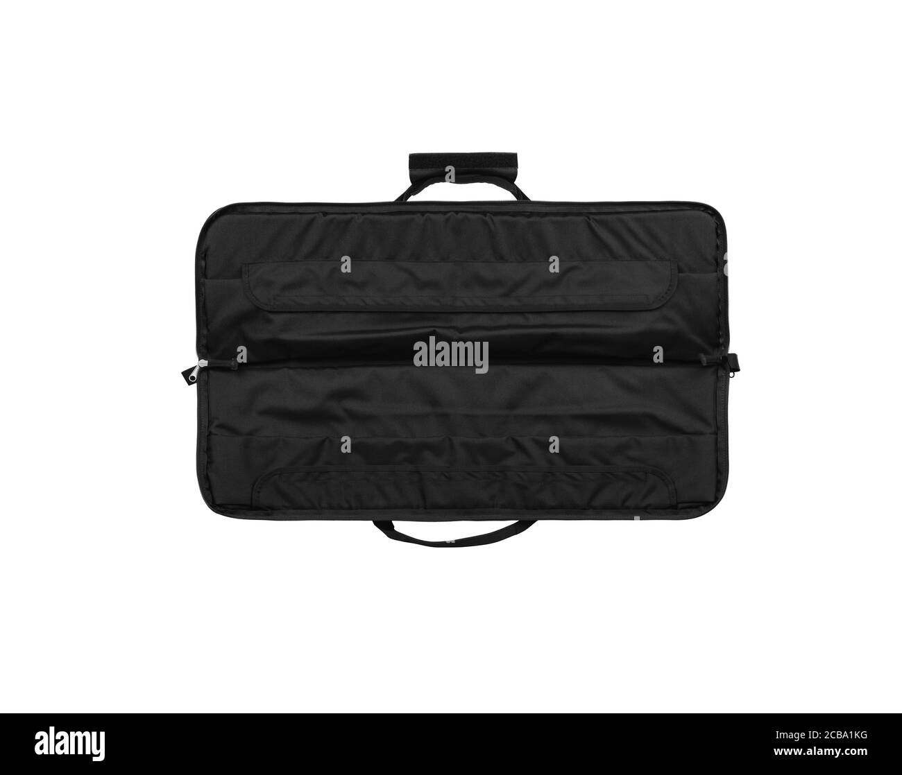 Black soft case for guns isolated for white background. Modern case for ...