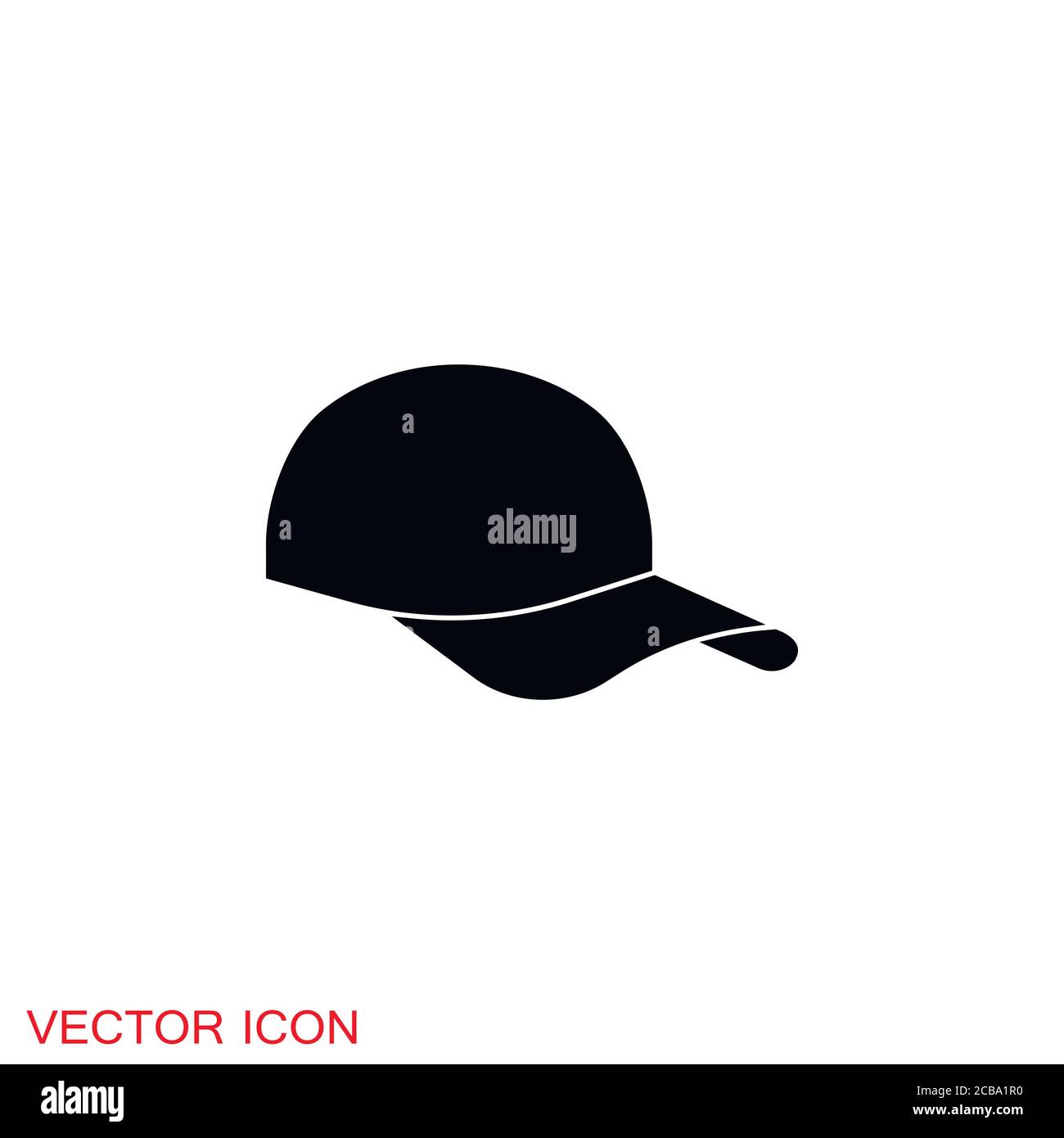 Cap icon in Flat Style. Vector illustration Stock Vector Image & Art ...