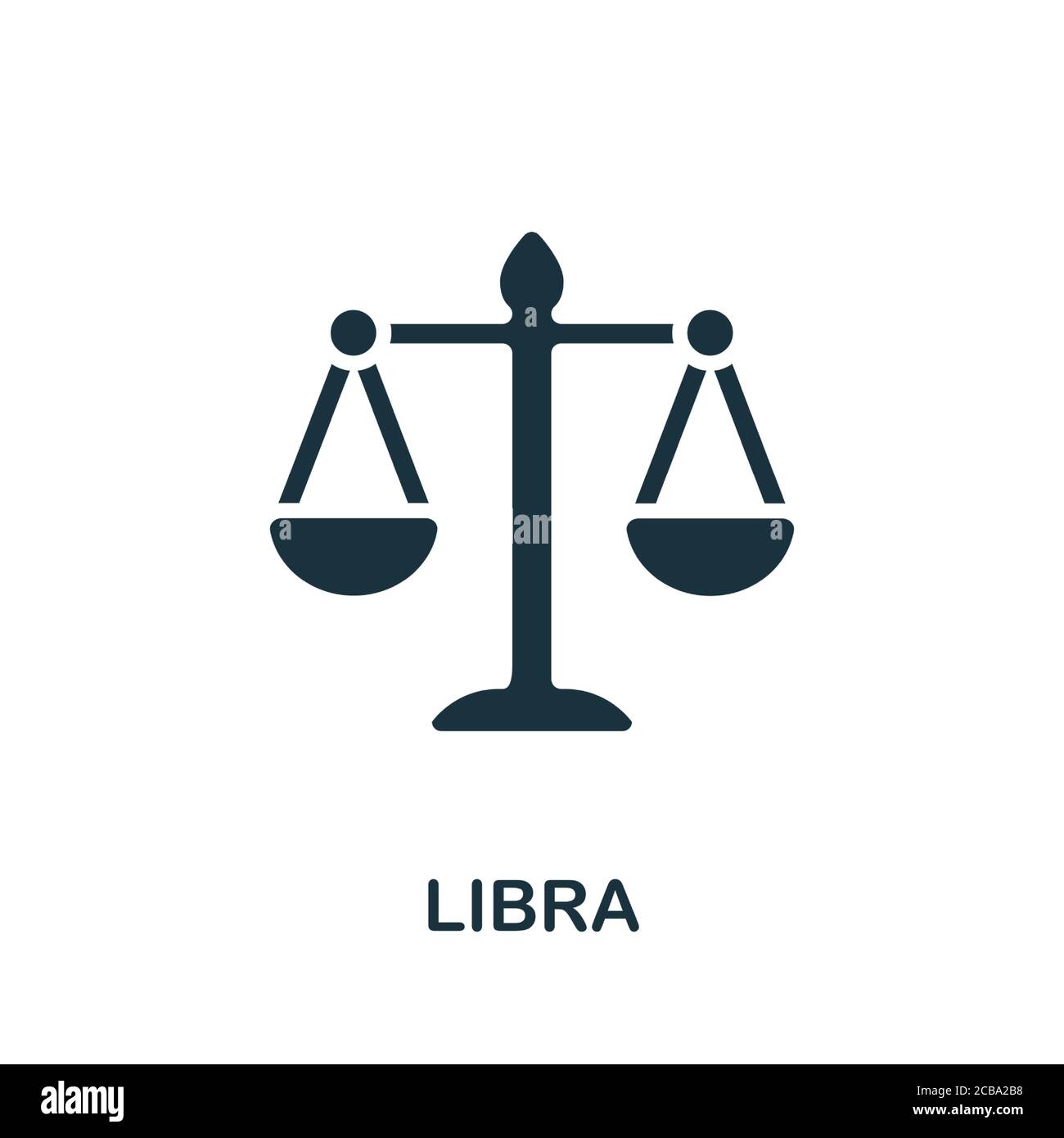Libra icon. Simple element from jewelery collection. Creative Libra ...