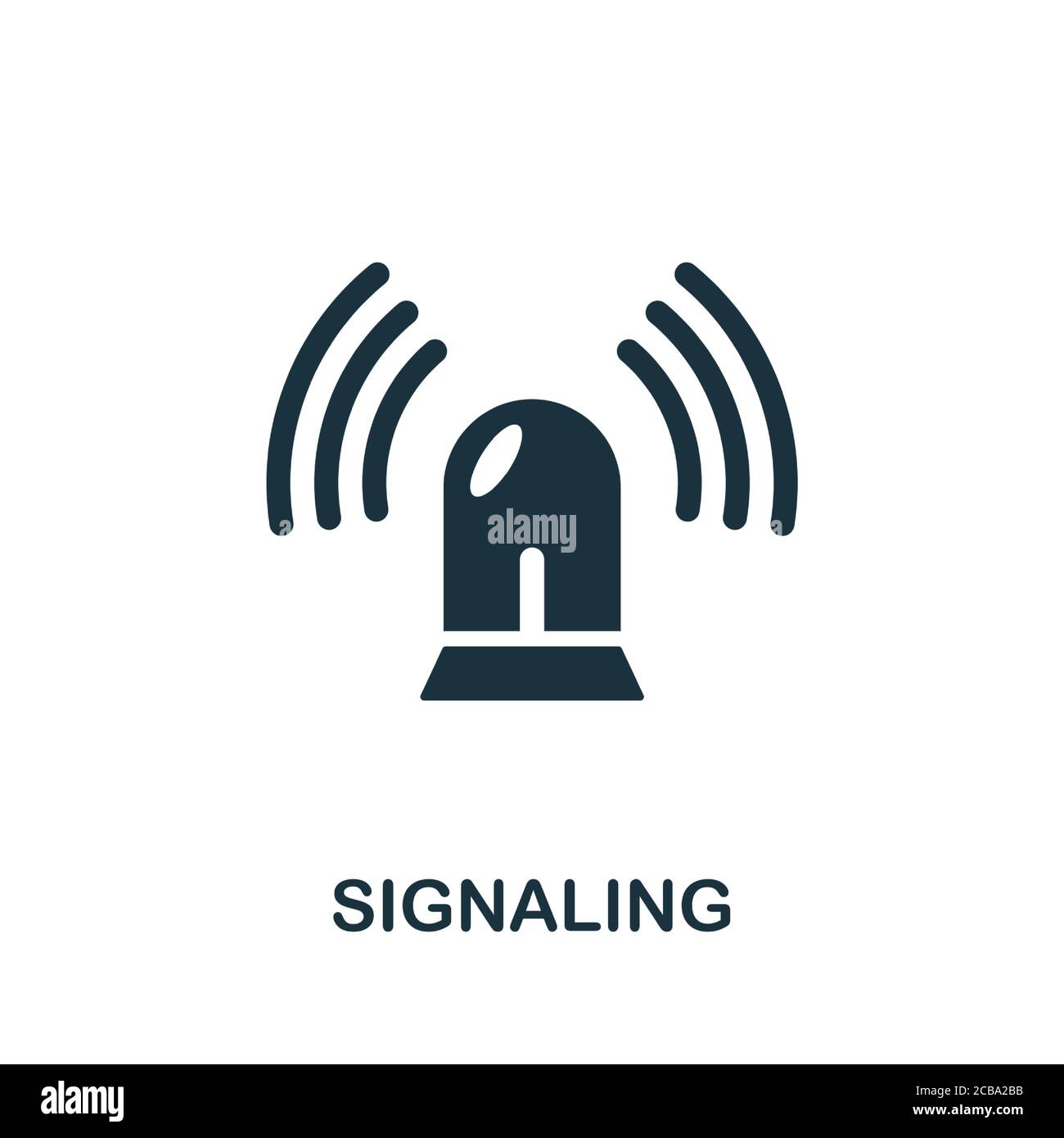 Signaling icon. Simple element from jewelery collection. Creative ...