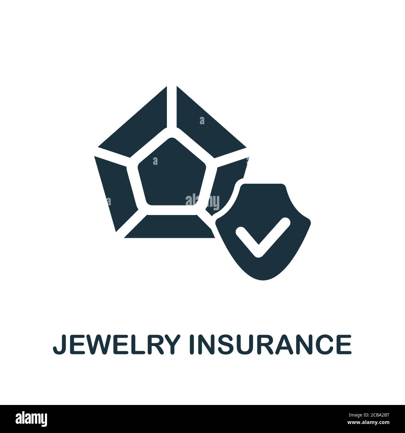 Jewelry Insurance icon. Simple element from jewelery collection ...