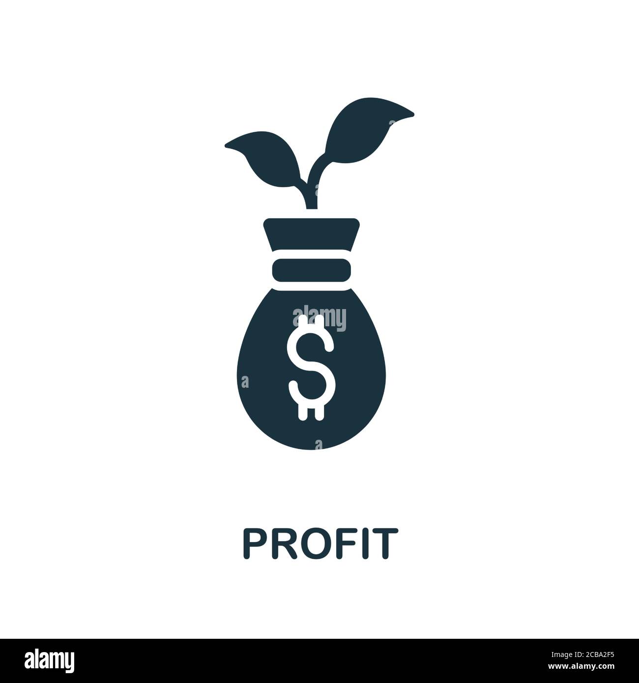 Profit icon. Simple element from investment collection. Creative Profit ...