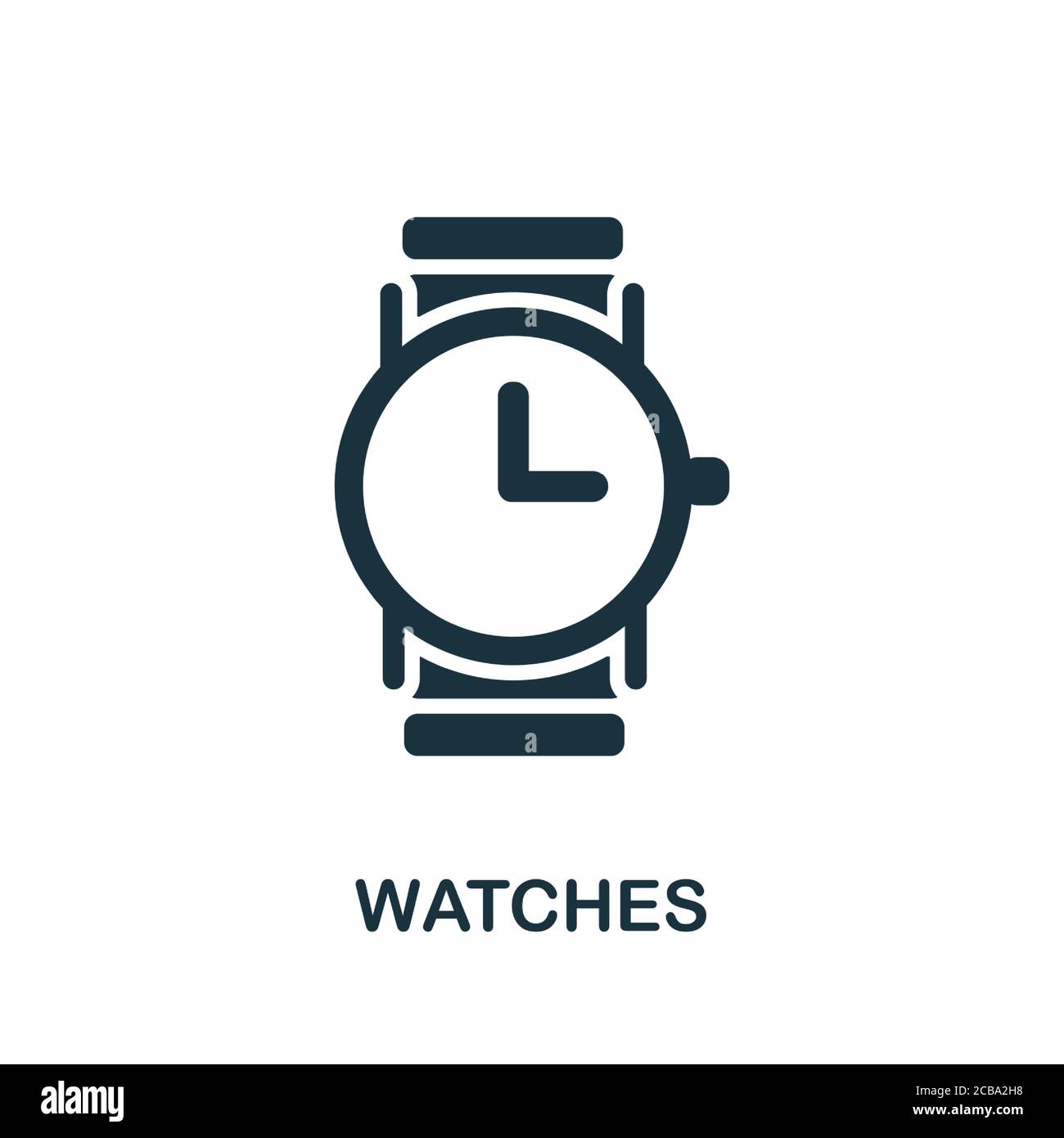 Watches icon. Simple element from jewelery collection. Creative Watches ...