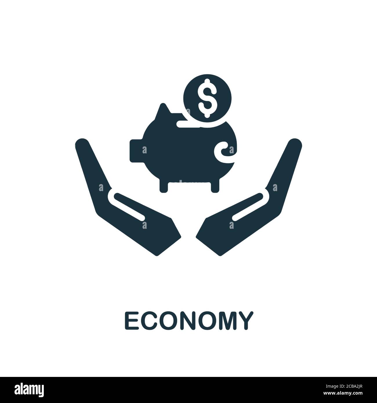 Economy icon. Simple element from investment collection. Creative ...