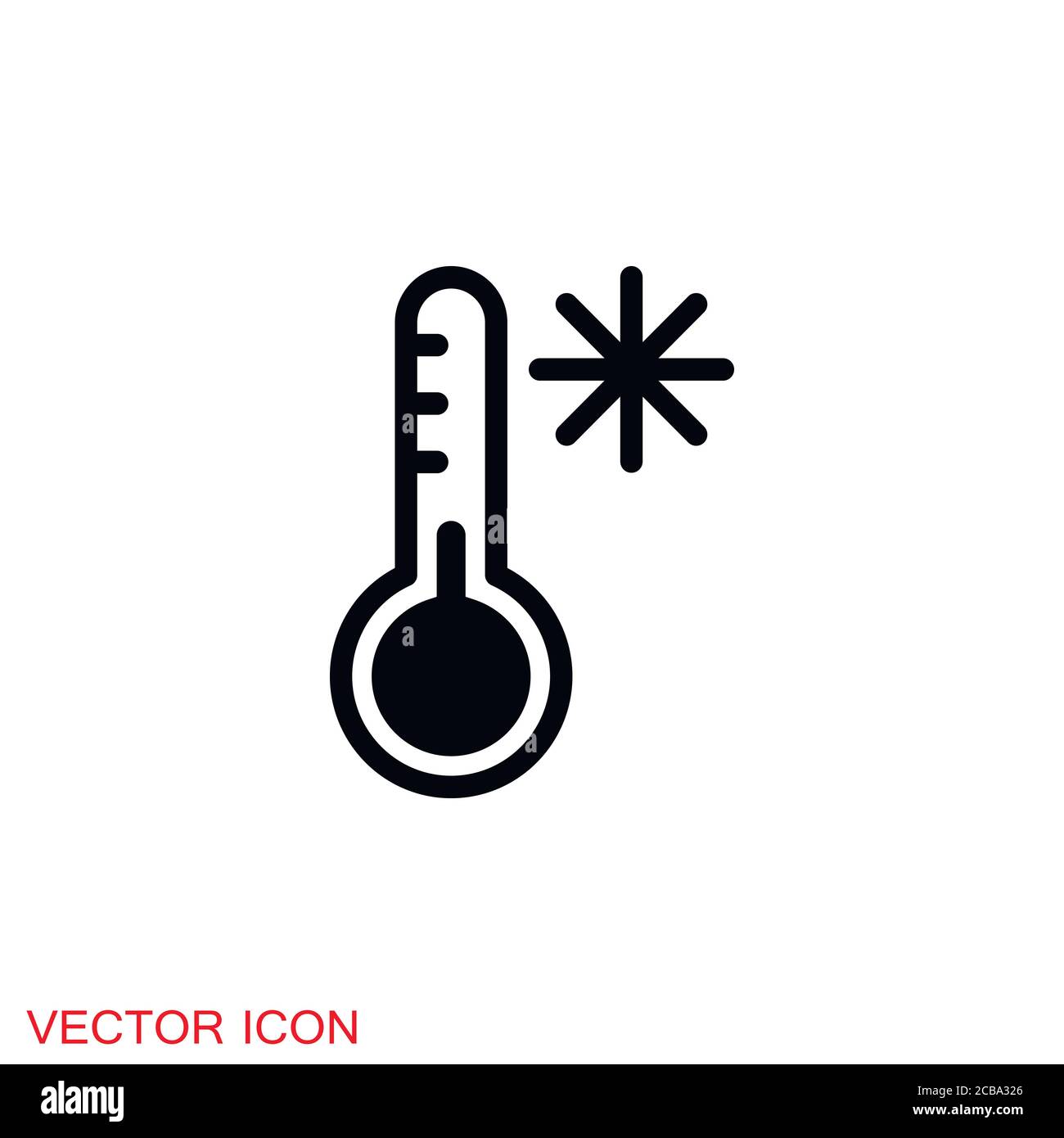 Cold icon. Snowflake sign icon. Air conditioning symbol. Vector Stock ...