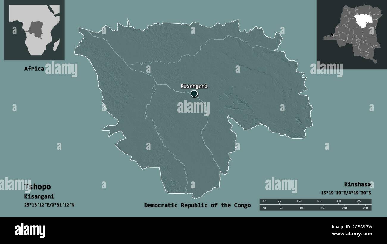 Map of congo and kisangani hi-res stock photography and images - Alamy