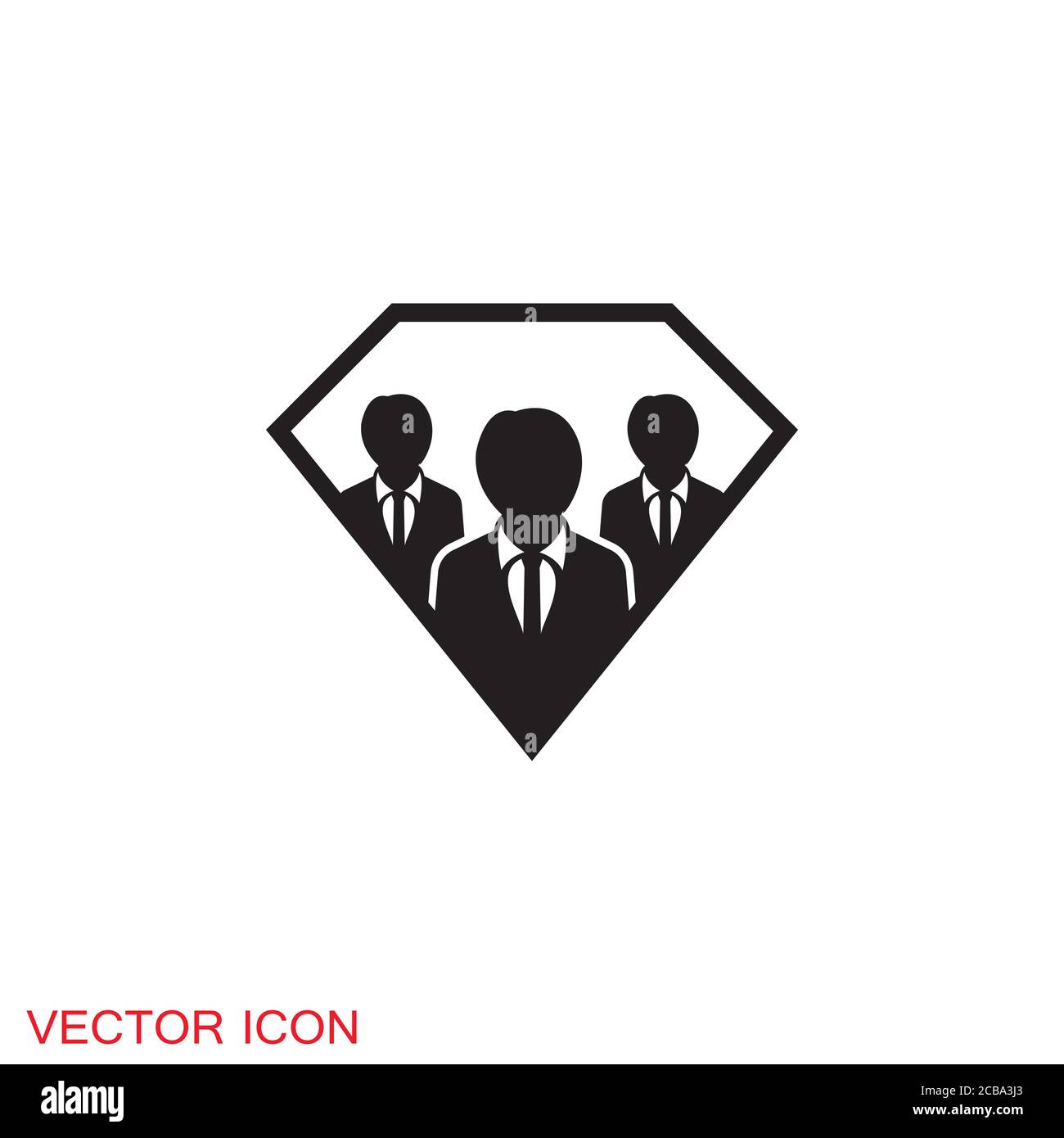 Consulting Icon. Business Concept. Flat Design. Isolated Illustration ...