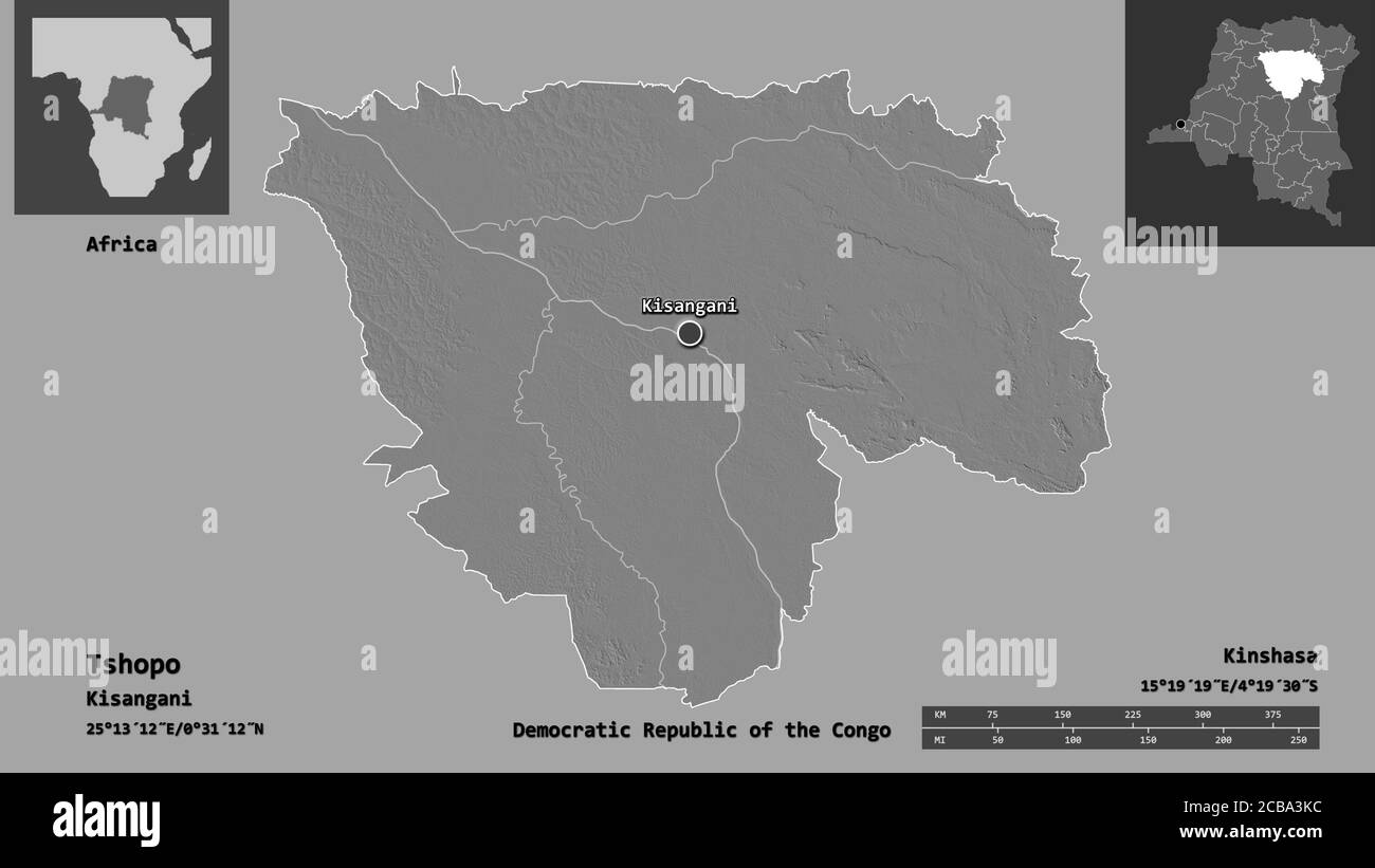 Map of congo and kisangani hi-res stock photography and images - Alamy