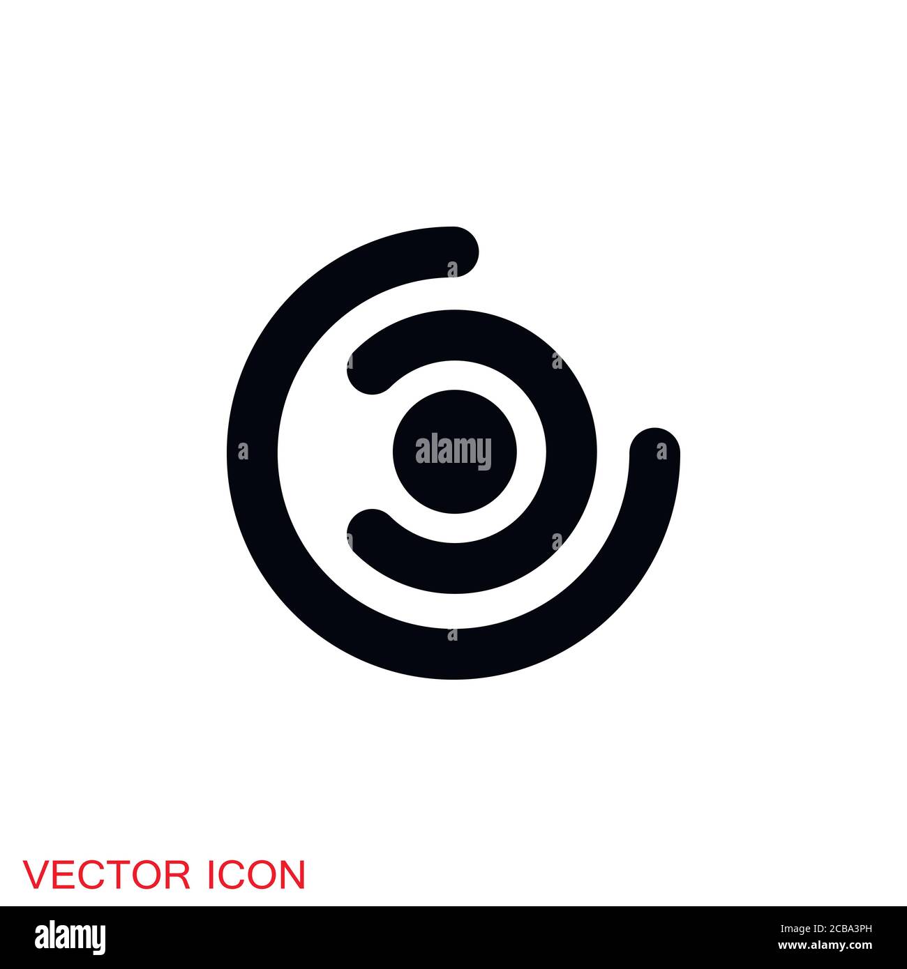 Connection icon, design element. Abstract logo idea for business ...