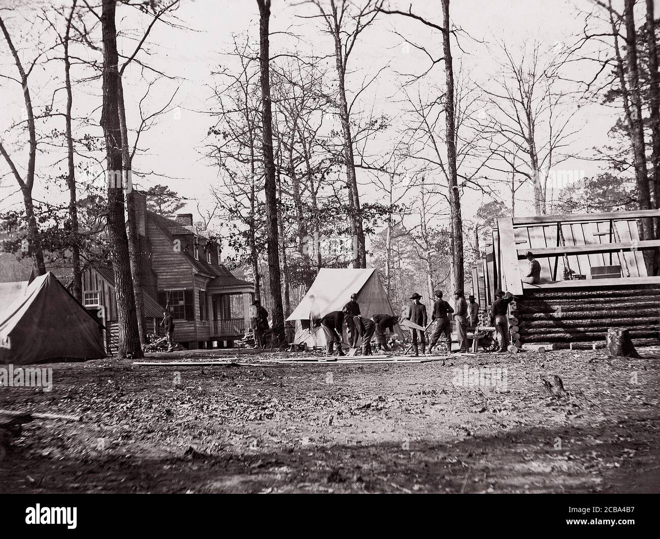 General Butler's Headquarters, Chapin's Farm, Virginia, 1861-65 ...