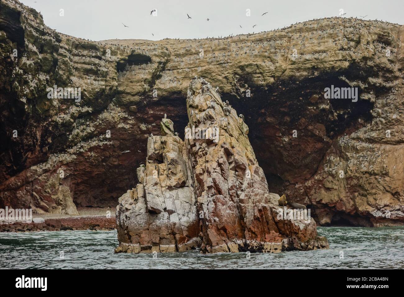 Ballestas Islands in National Reserve, Peru Stock Photo - Alamy