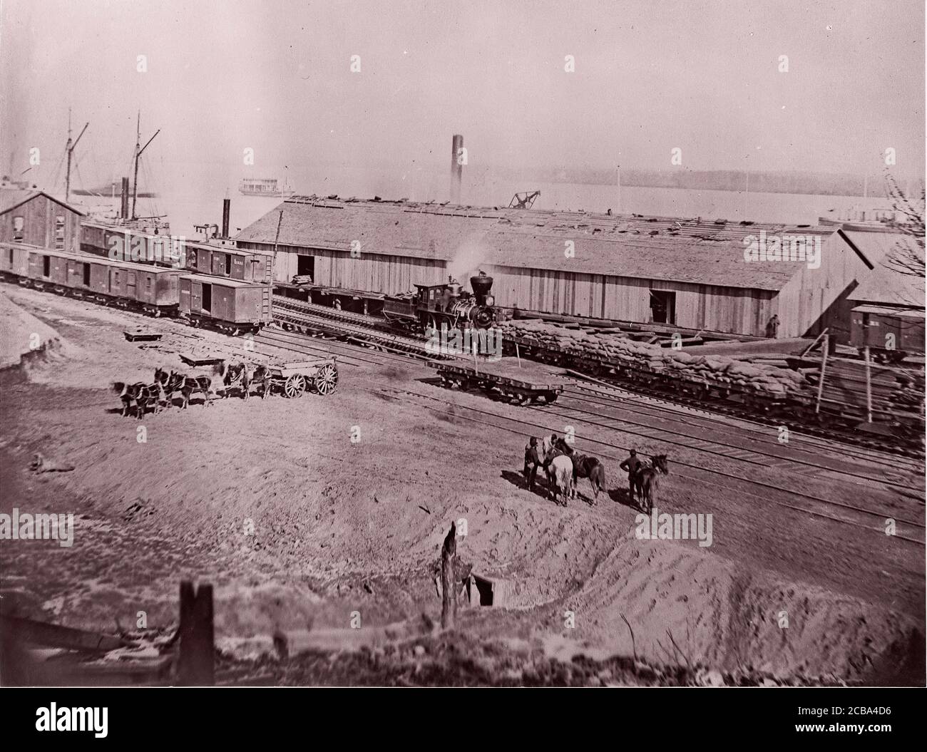 Military locomotive civil war hi-res stock photography and images - Alamy