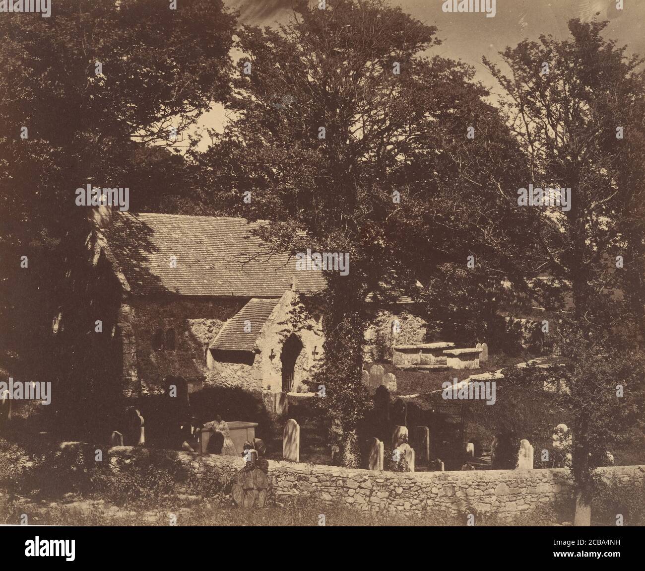 Bonchurch old church hi-res stock photography and images - Alamy