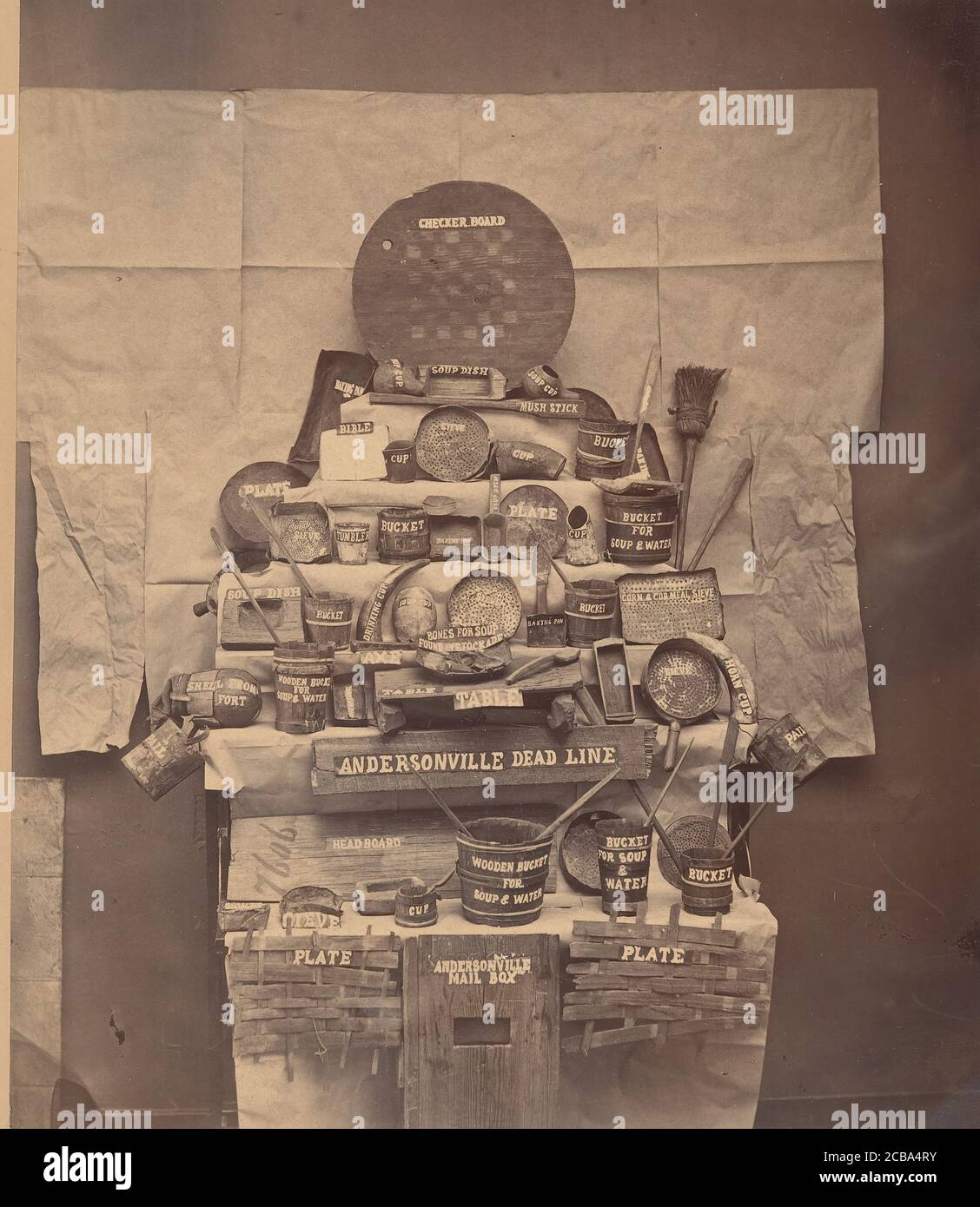 Prisoners war camp andersonville hi-res stock photography and images ...