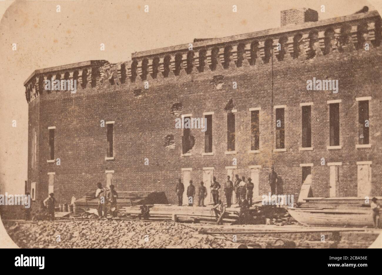 The Evacuation of Fort Sumter, April 1861, April 1861 Stock Photo - Alamy