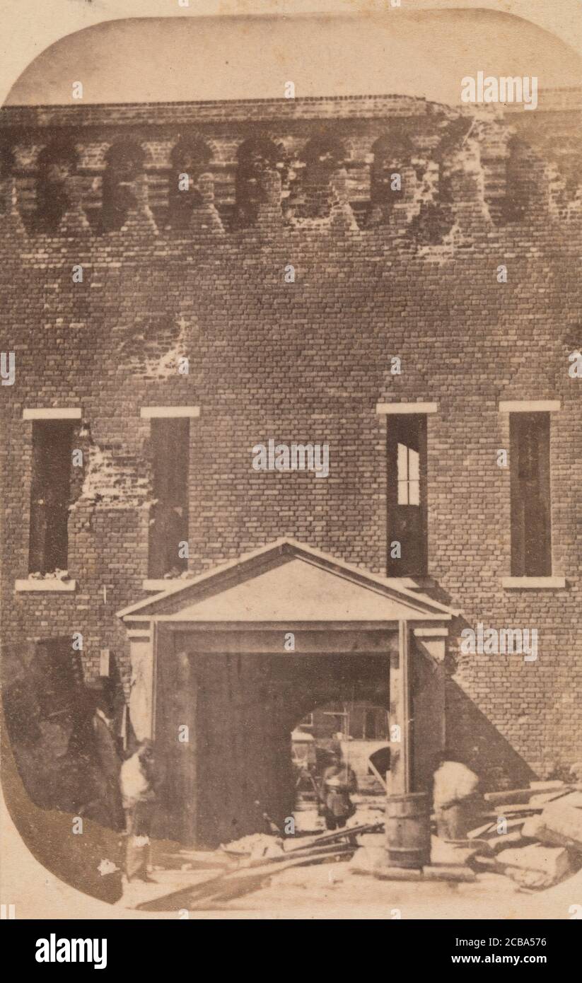 The Evacuation of Fort Sumter, April 1861 Stock Photo - Alamy