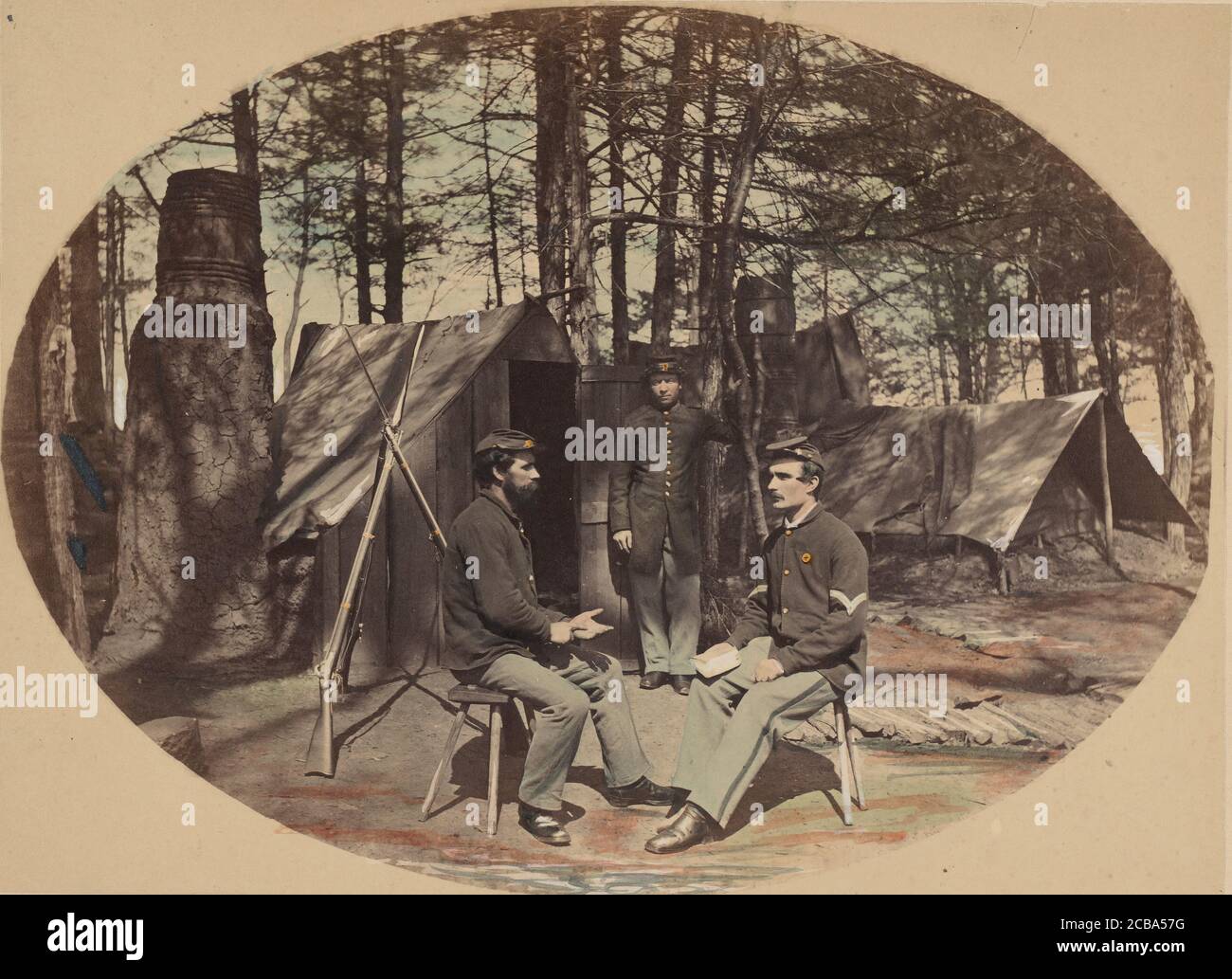 American civil war camp life hi-res stock photography and images - Alamy