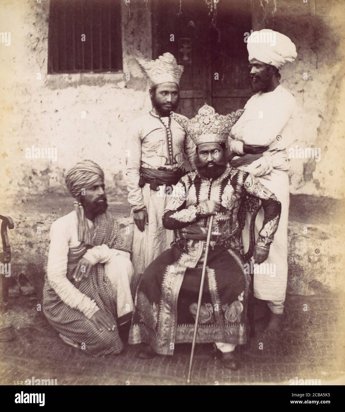 Four East Indian Men, 1870s Stock Photo - Alamy