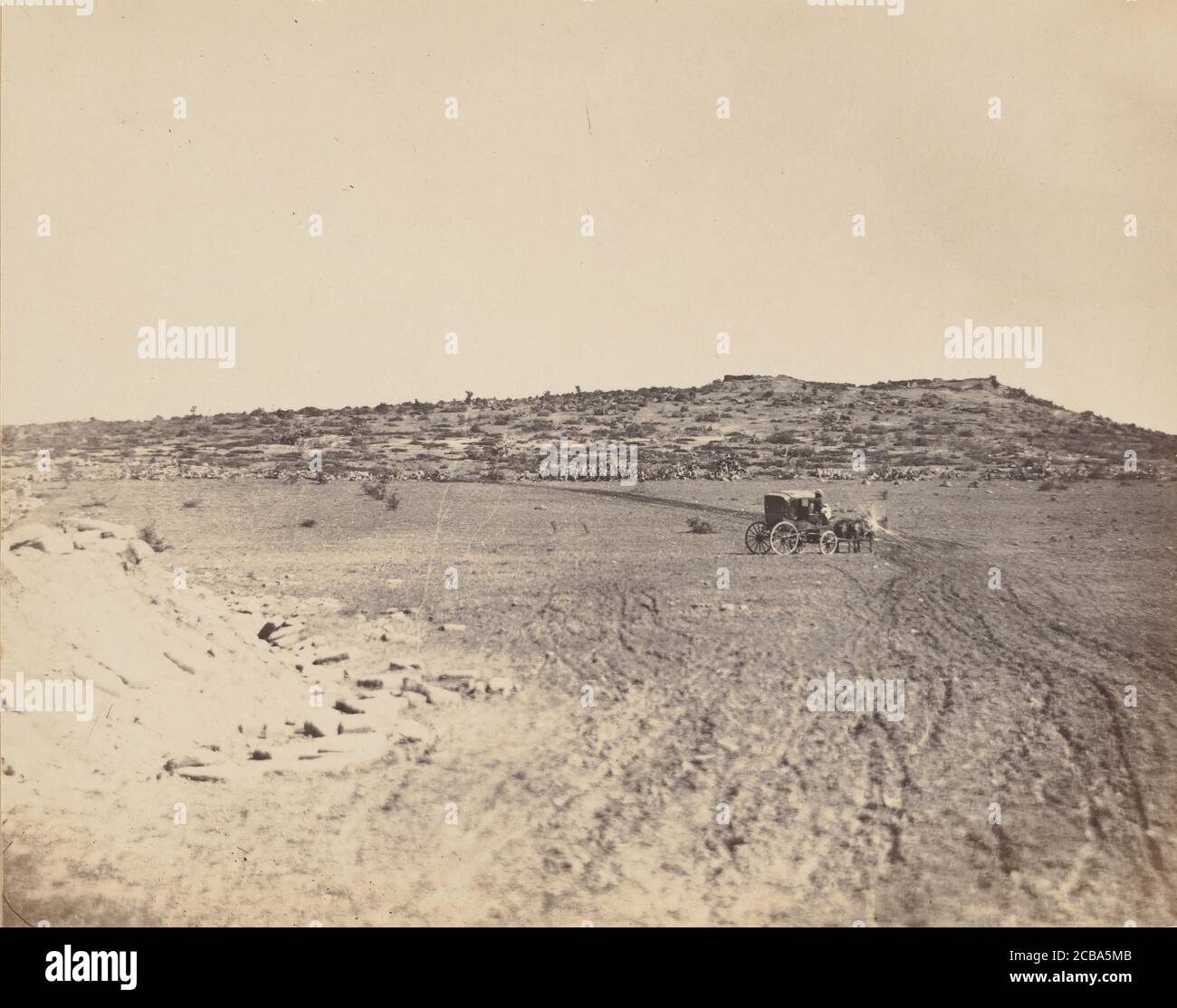 [Site of Execution of Emperor Maximilian], 1867 Stock Photo - Alamy