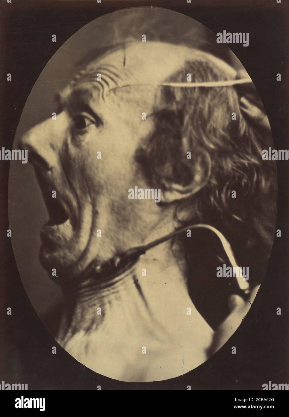 Figure 63: Expression of terror, 1854-56, printed 1862 Stock Photo - Alamy