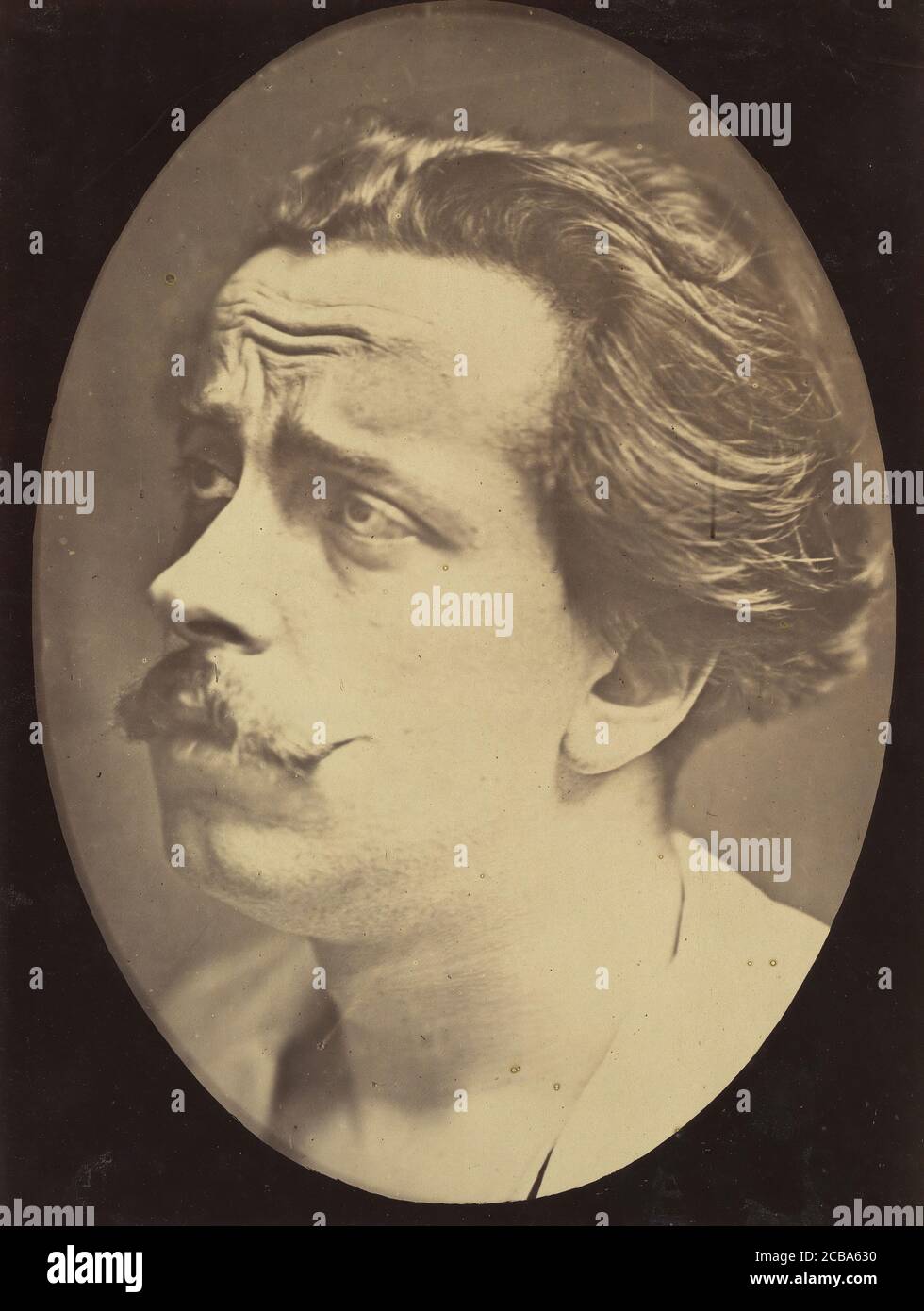 Figure 25: Not an expression of pain, 1854-56, printed 1862 Stock Photo ...