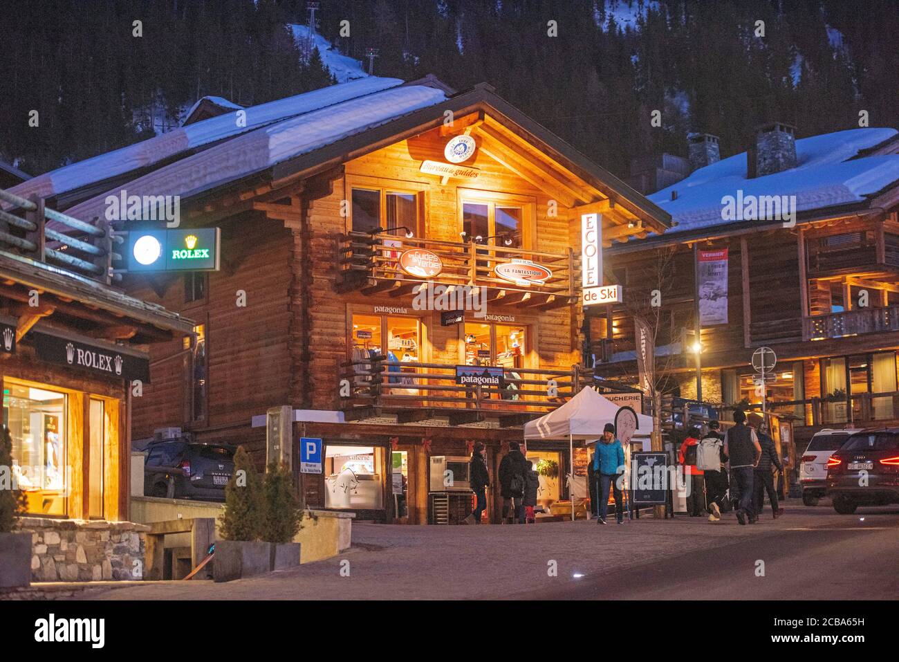 Nightlife verbier hi-res stock photography and images - Alamy