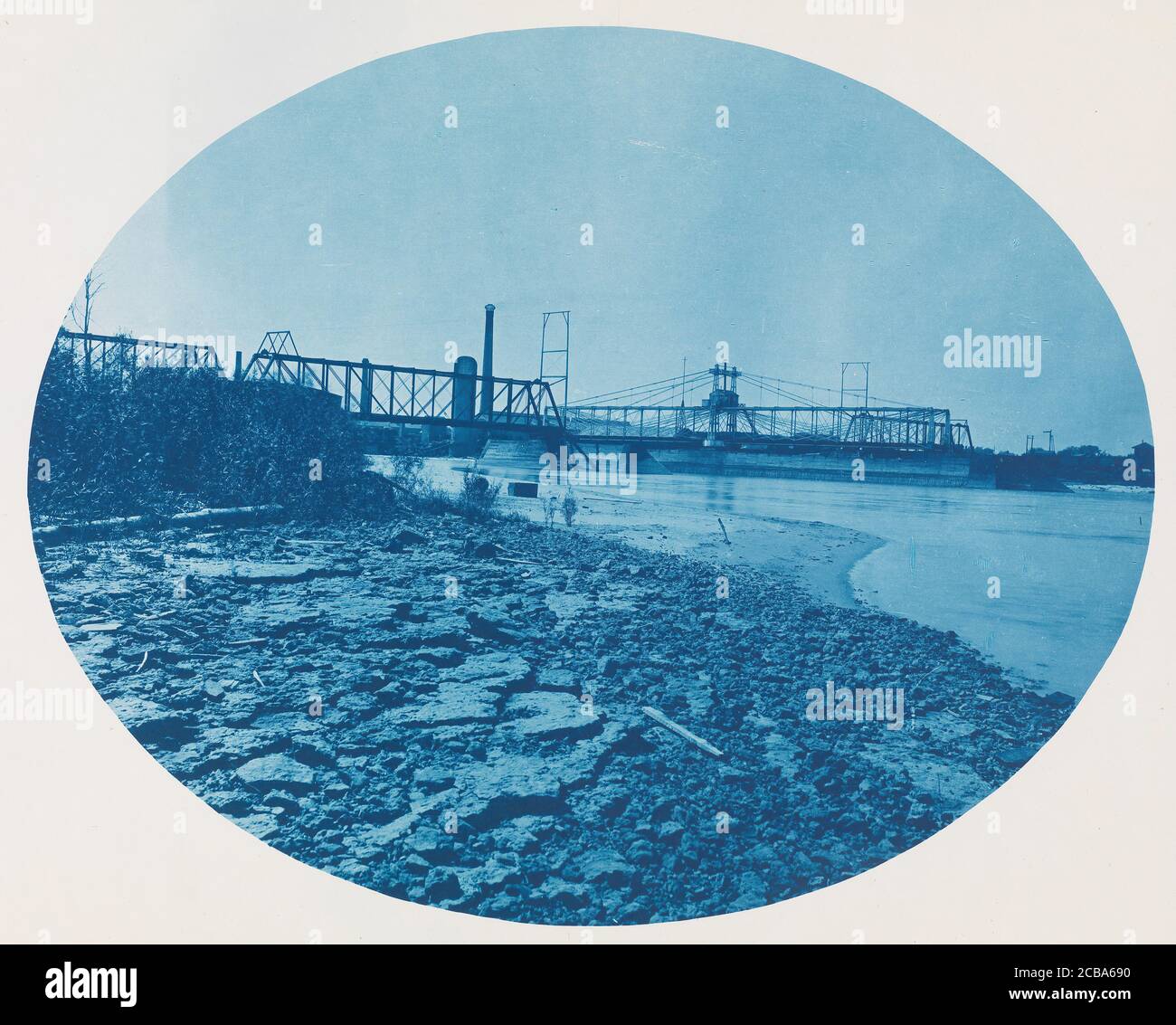 No. 199. Draw Span of Chicago & North Western Rail Road Bridge at ...