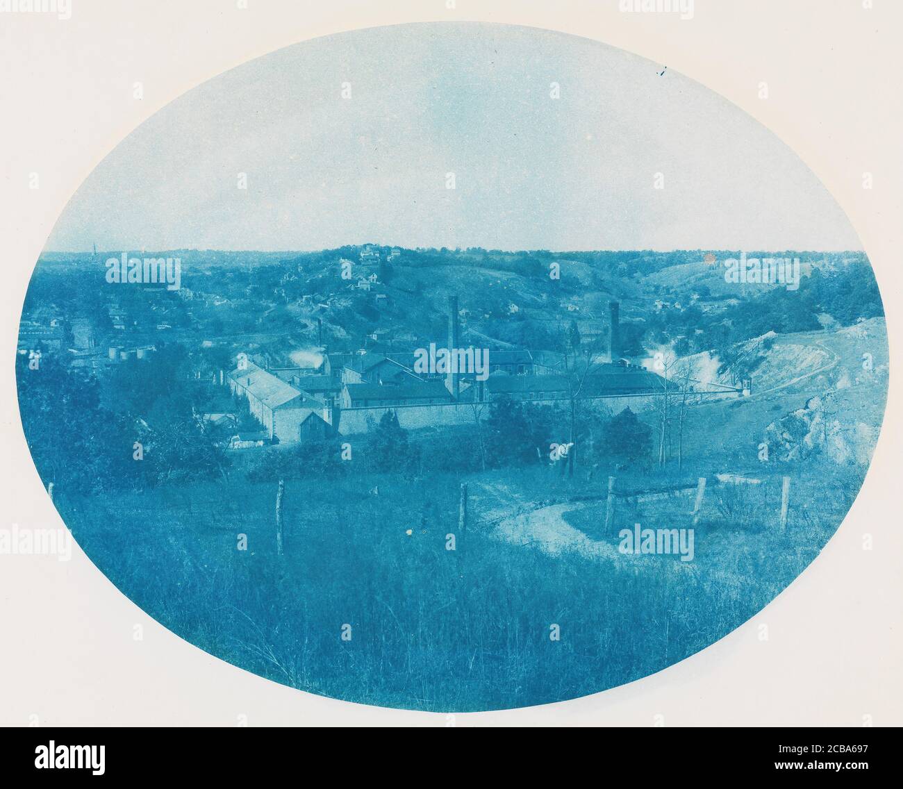 No. 135. Iowa State Penitentiary - Fort Madison, Iowa, 1891 Stock Photo ...