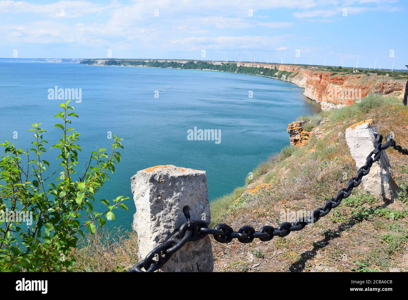 Cape Kaliakra Sea View from Stoned Path Landmark Bulgaria Stock Photo ...