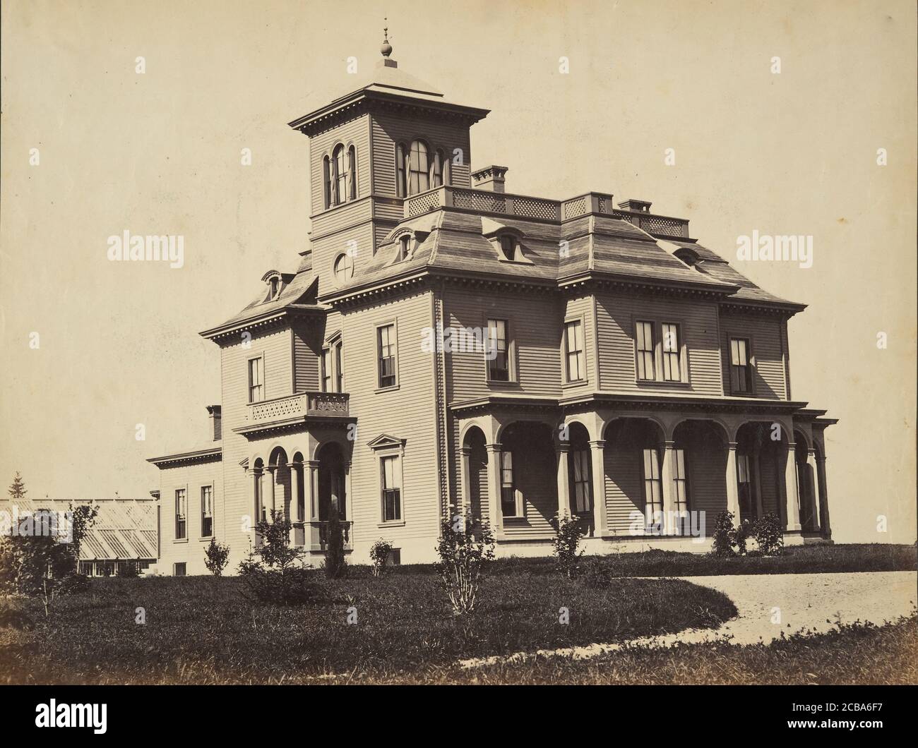 Victorian House, ca. 1860 Stock Photo - Alamy