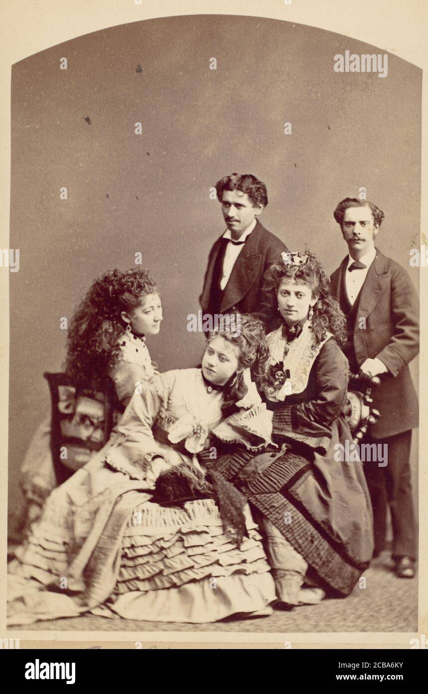 Family portrait new york 19th century hi-res stock photography and ...