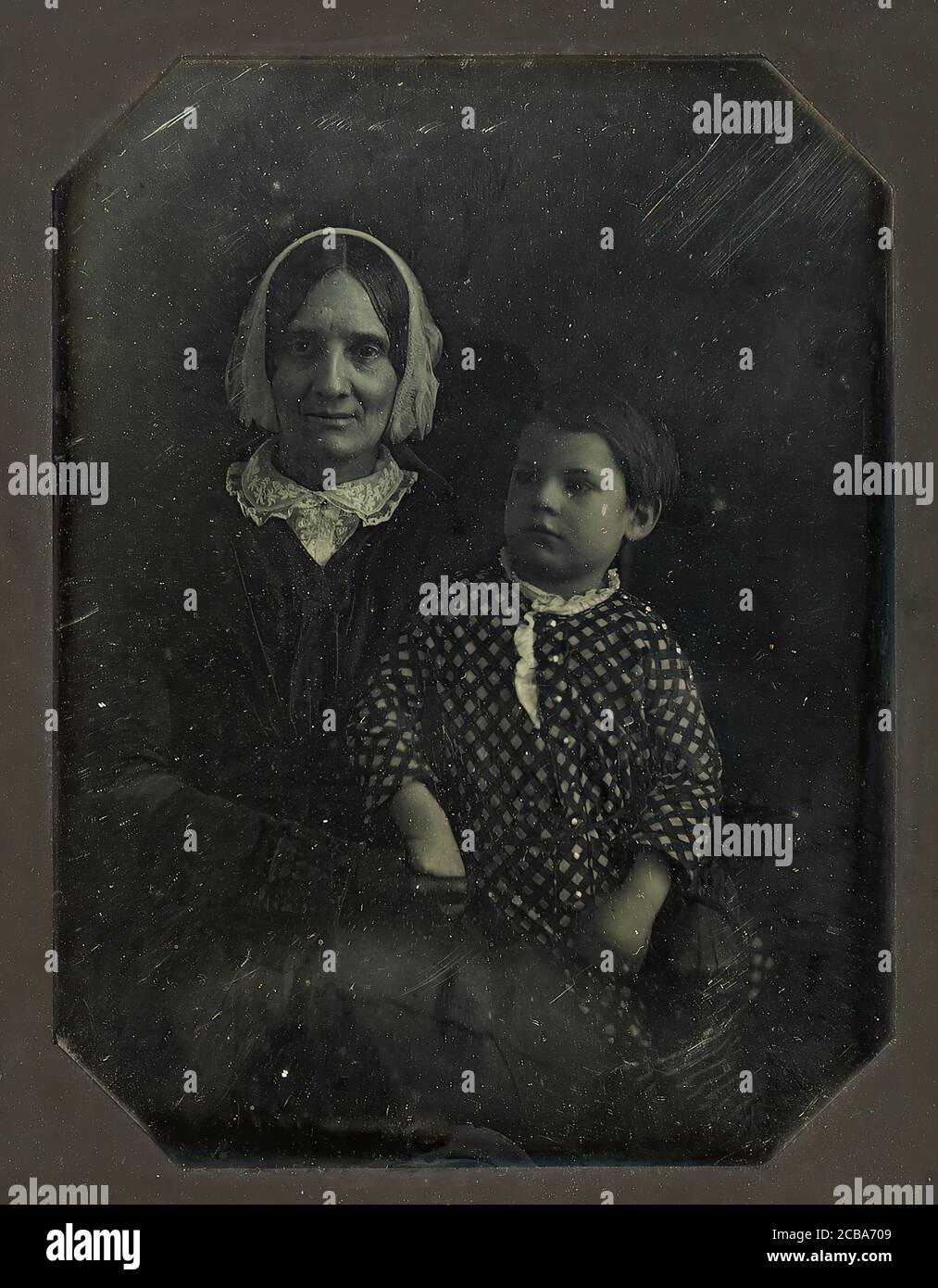 Elizabeth Page Bakewell and her Grandson, Frank B. James, ca. 1846 ...