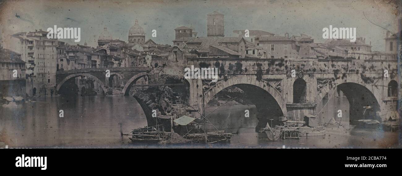 The ponte rotto broken bridge hi-res stock photography and images - Alamy