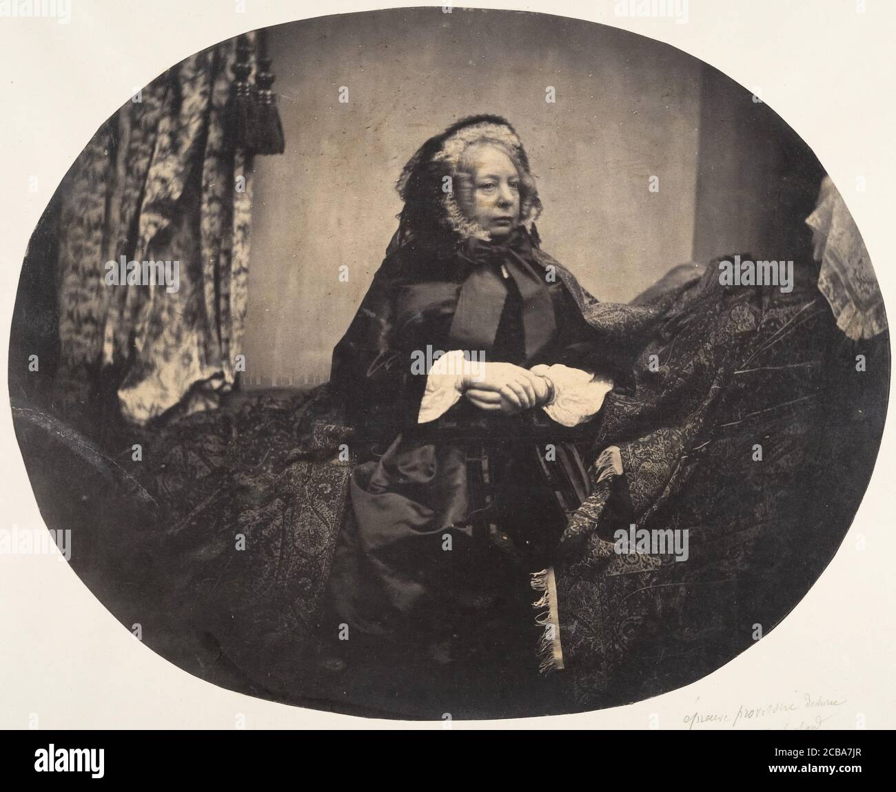 [Elderly Lady Sitting], 1854-56 Stock Photo - Alamy