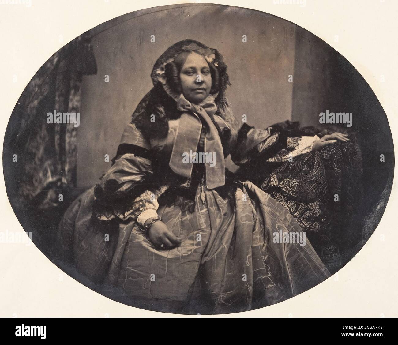 [Portrait of a Woman], 1854-56 Stock Photo - Alamy