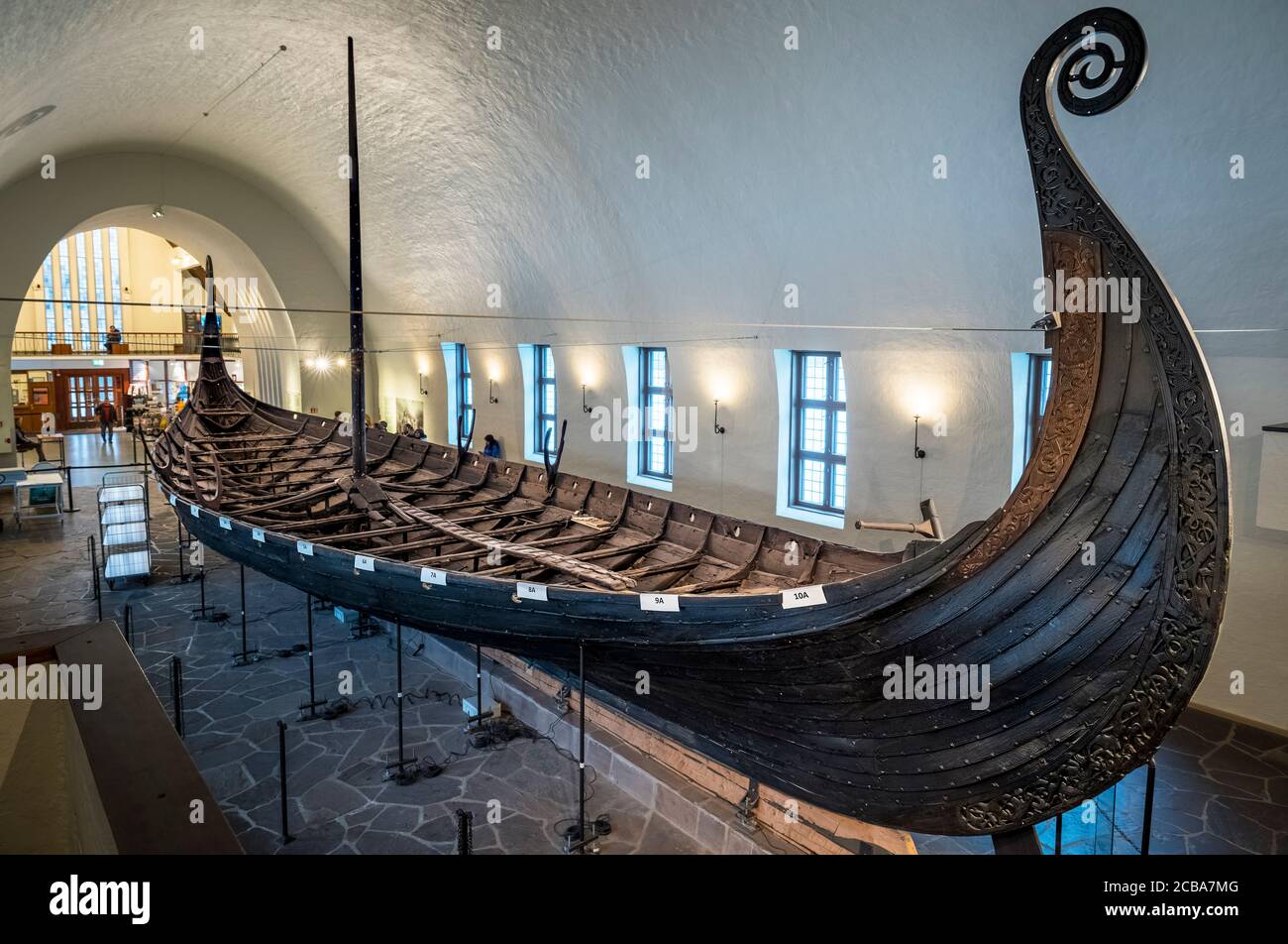 THE OSEBERG SHIP (820 AD) [DISCOVERED 1903] VIKING SHIP MUSEUM OSLO NORWAY Stock Photo - Alamy