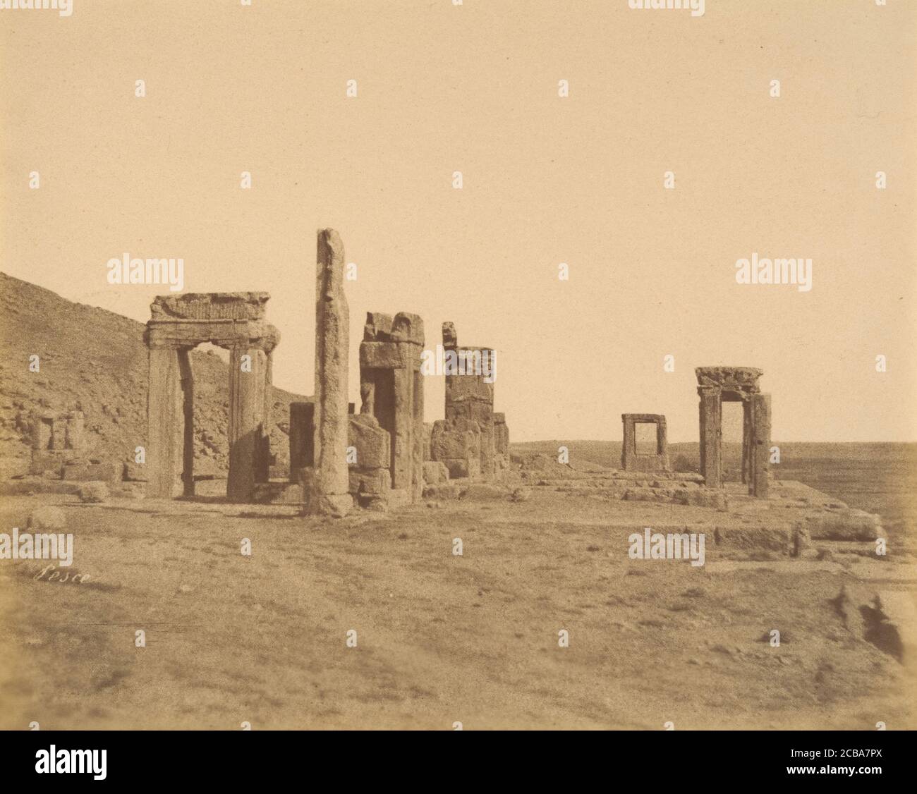 (12) [Persepolis, (W: before restoration), 1840s-60s Stock Photo - Alamy