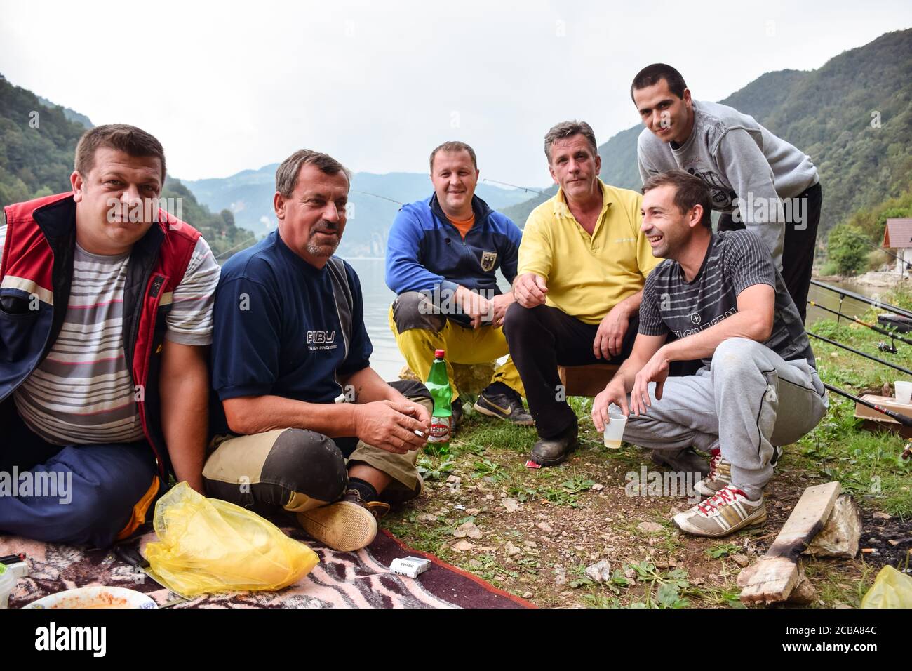Sarajevo / Bosnia Herzegovina - September 10, 2017: group of men of ...