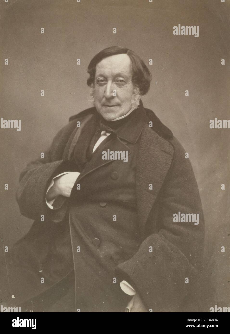 Rossini portrait italian composer gioachino hi-res stock photography ...