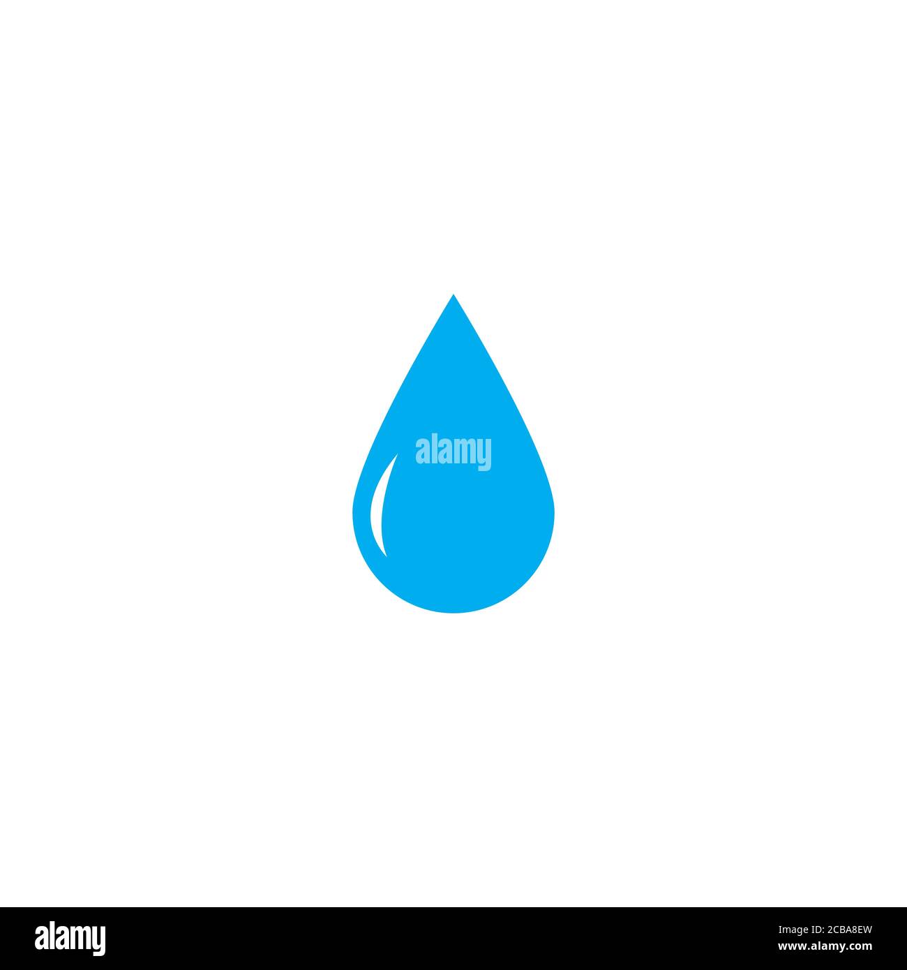 Drop icon isolated on transparent background. Vector illustration Stock ...