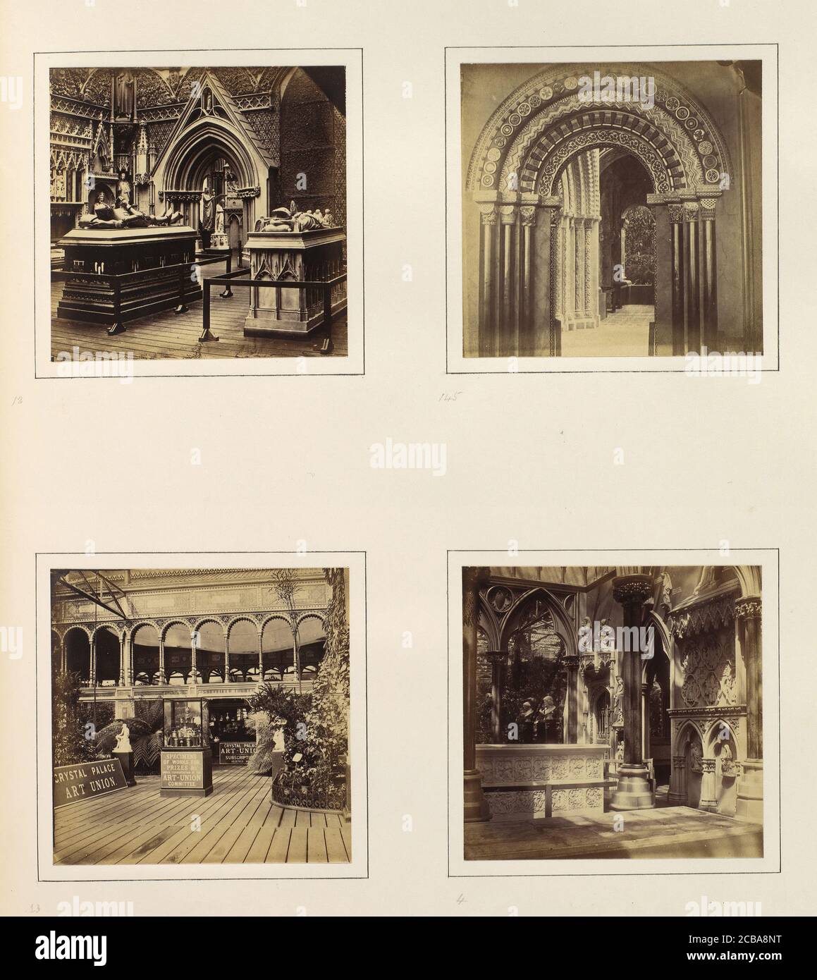 [Medieval Court; Entryway to Byzantine Court; Sheffield Court; French ...