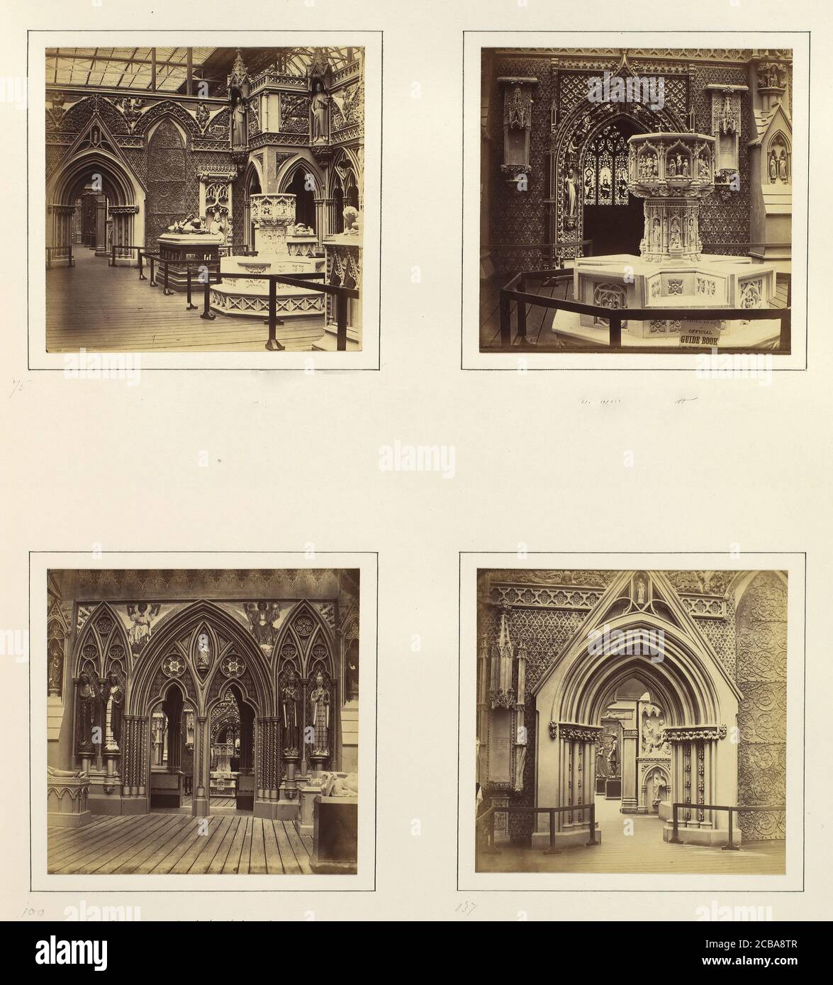 [Medieval Court; The Walsingham Font; Entrance to English Medieval ...