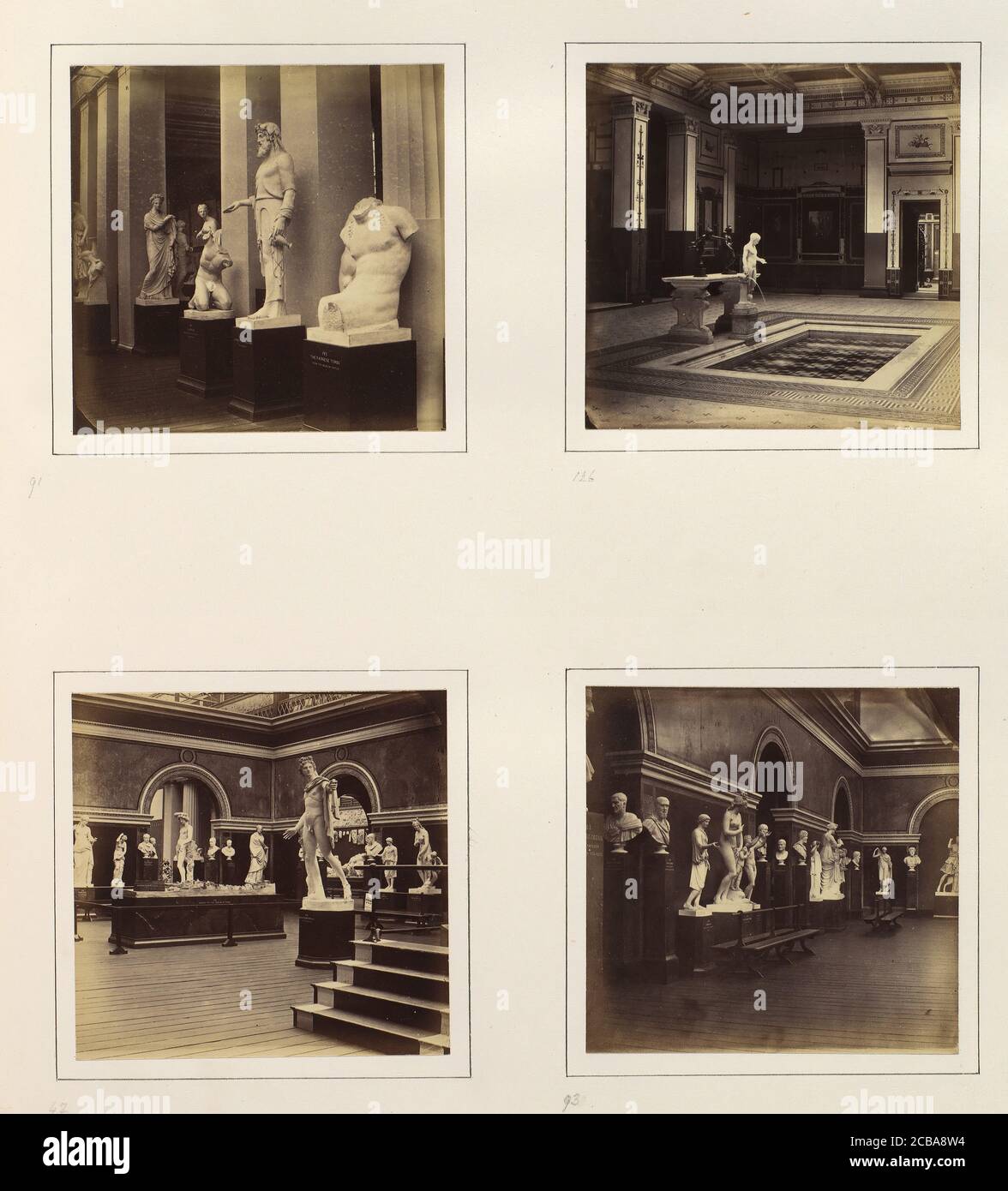 [Greek Court with Farnese Torso of a Youth; View of a Classical ...