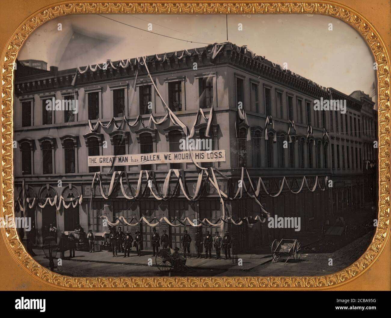 The Great Man Has Fallen, 1856 Stock Photo - Alamy