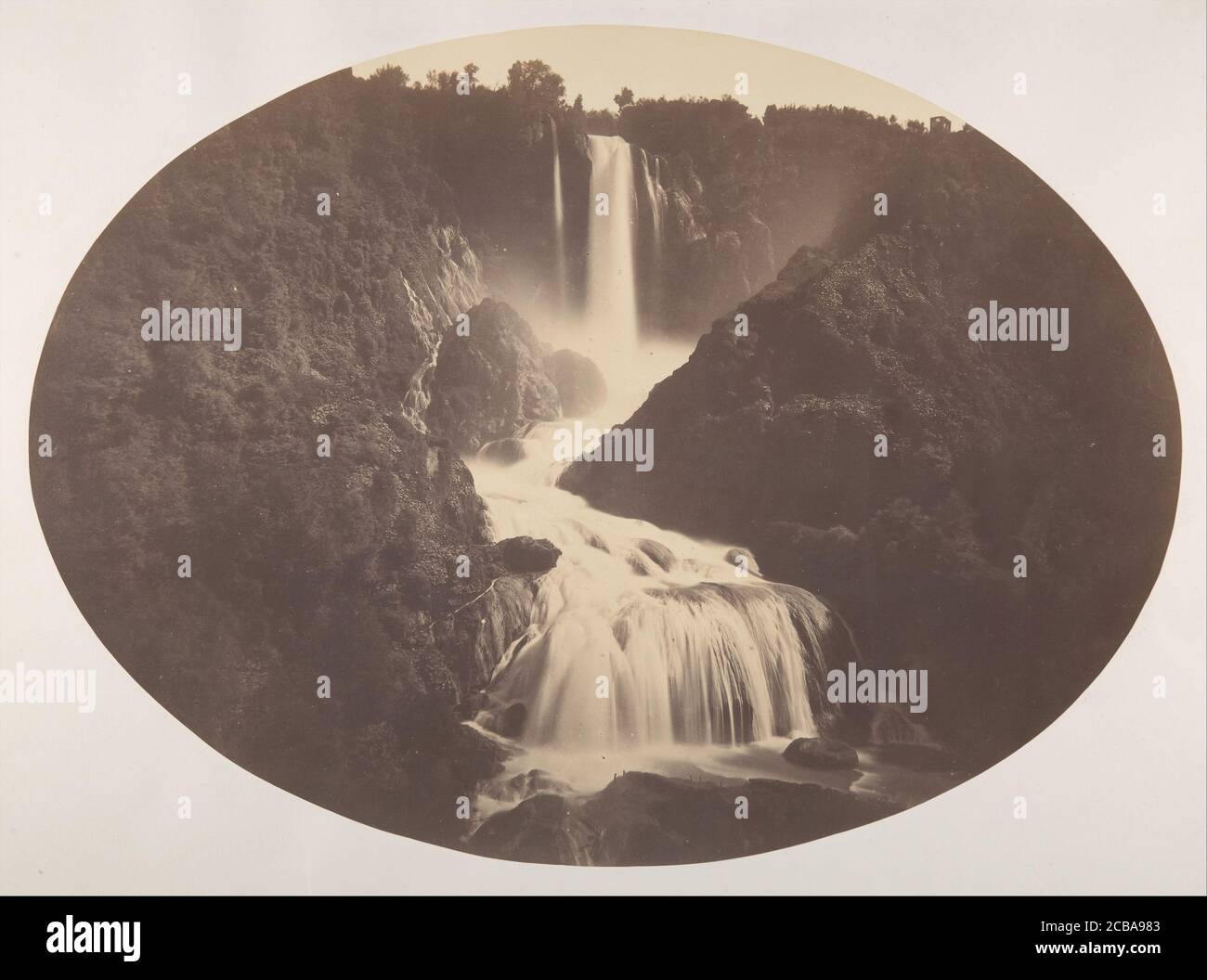 Falls of Terni, ca. 1860 Stock Photo - Alamy