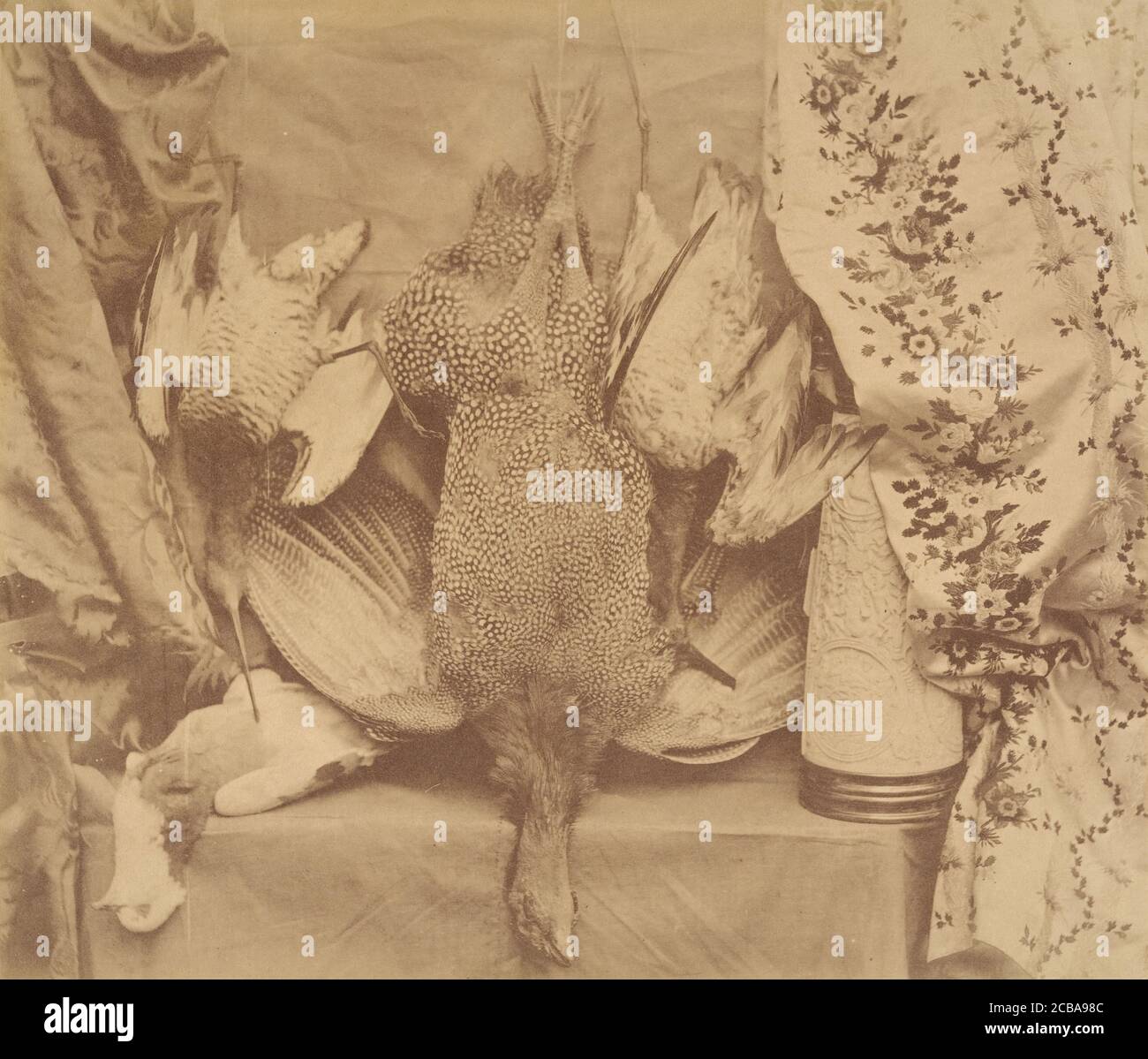 Still Life and Embroidery, 1856 Stock Photo - Alamy