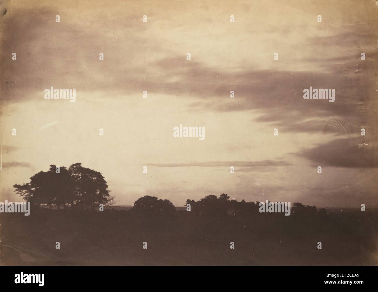 Landscape with Clouds, probably 1856 Stock Photo - Alamy