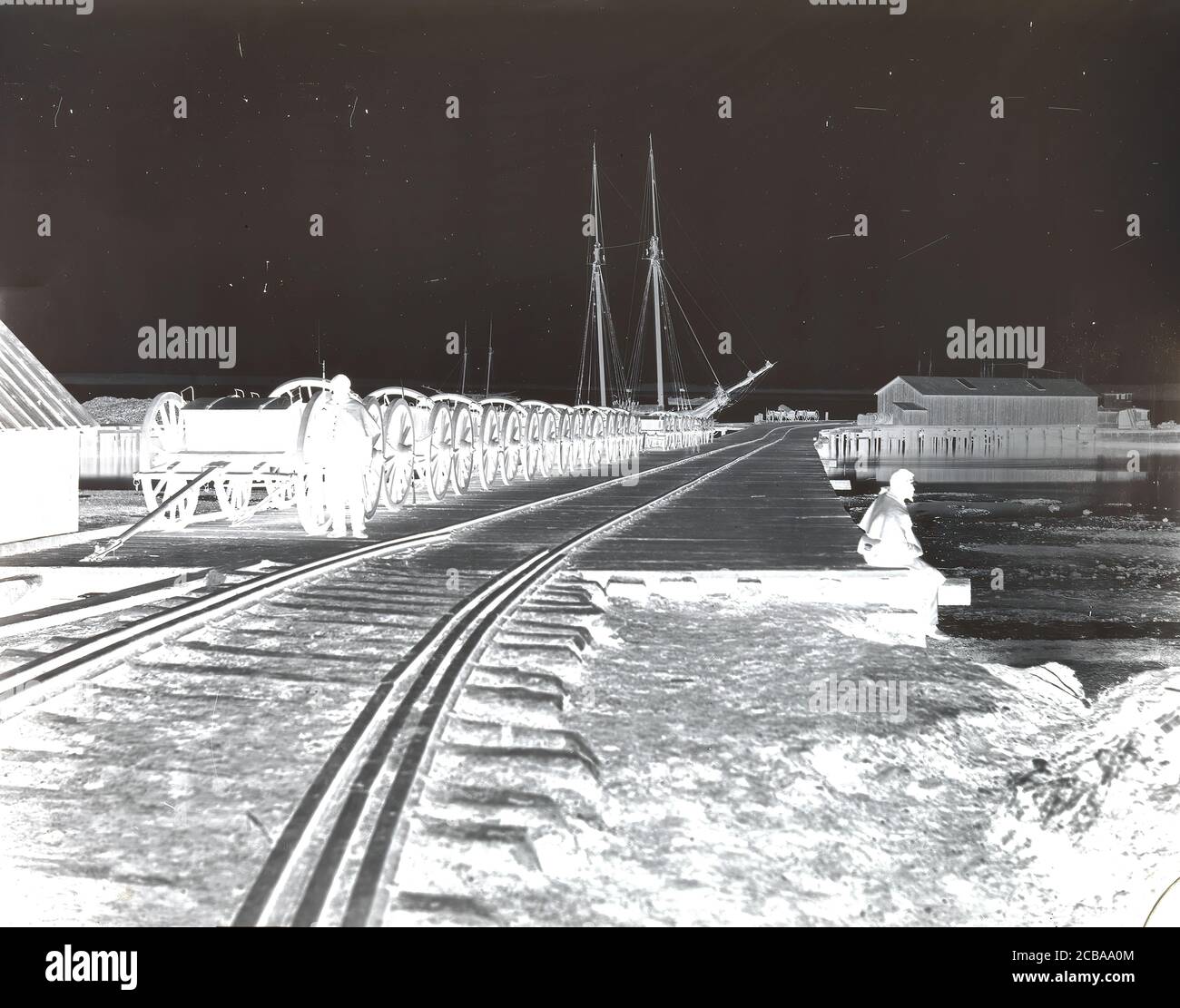 Ordnance Wharf, City Point, Virginia, 1865 Stock Photo - Alamy
